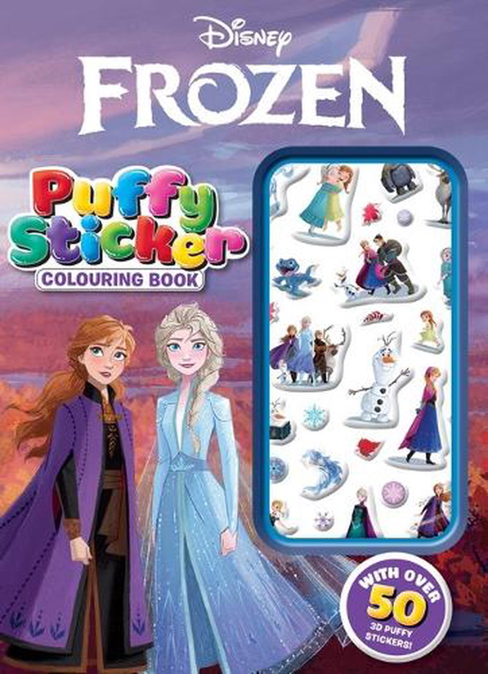 Buy Frozen: Puffy Sticker Colouring Book (Disney) - MyDeal Australia
