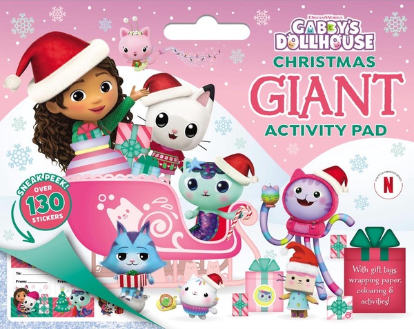Buy Gabby's Dollhouse: Christmas Giant Activity Pad (DreamWorks ...