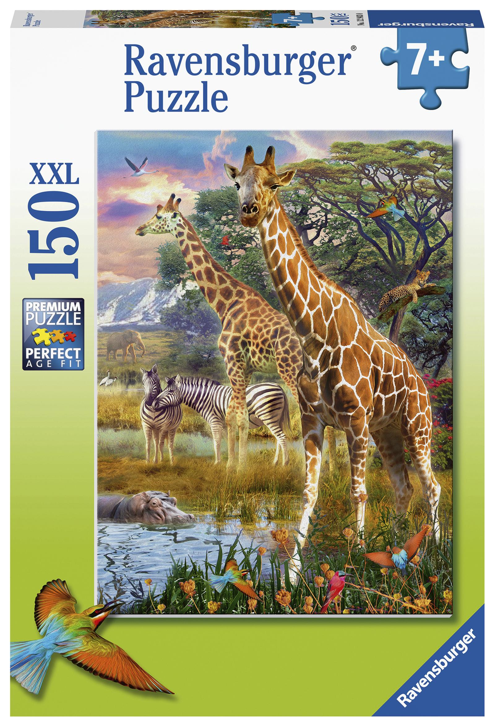 Buy Giraffes In Africa Jigsaw Puzzle, 150 Piece - MyDeal Australia