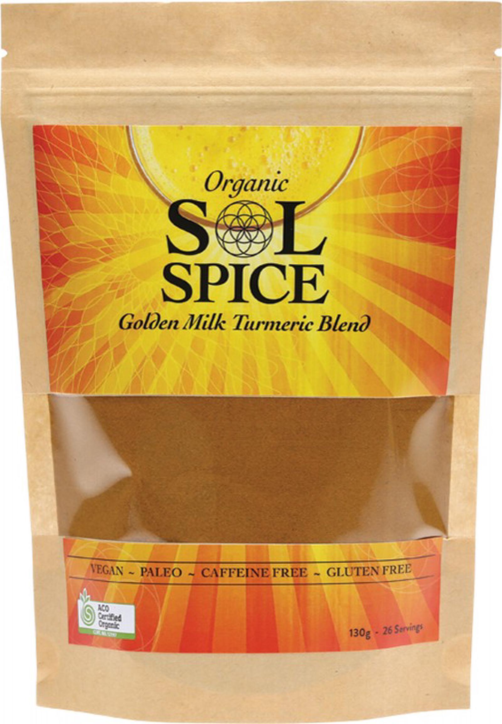 Buy Golden Milk Turmeric Blend - 130g - MyDeal Australia