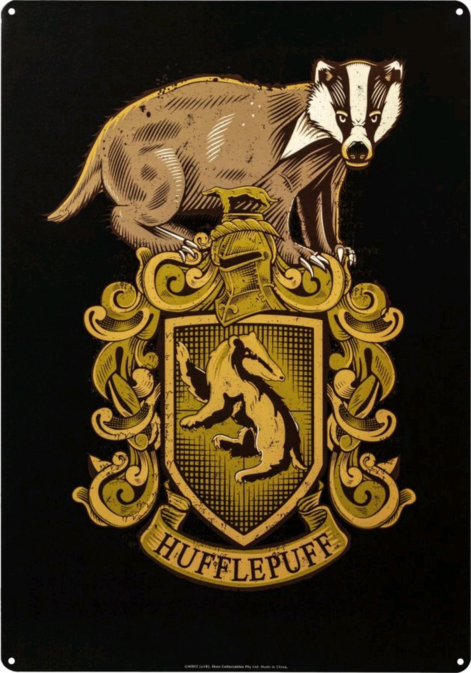 Buy Harry Potter - Hufflepuff A3 Tin Sign - MyDeal Australia