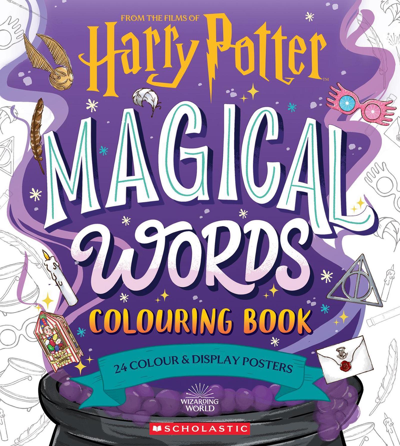 Buy Harry Potter: Magical Words Colouring Book - MyDeal Australia