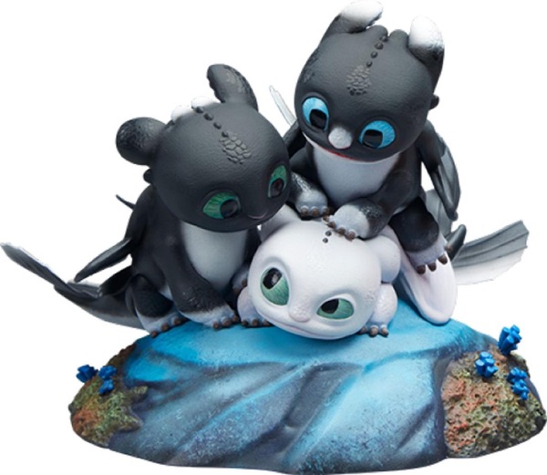 Buy How to Train Your Dragon - Dart, Pouncer & Ruffrunner Statue ...