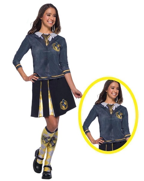 Buy Hufflepuff Costume Adult Top - Large - MyDeal Australia