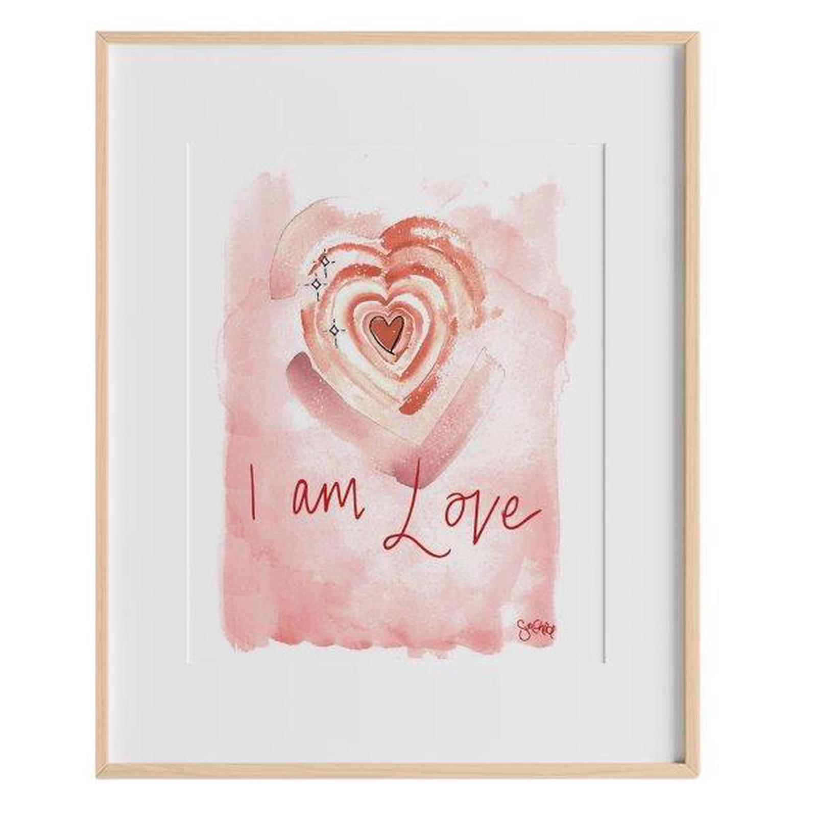 Buy I am Love Art Print - A5 - MyDeal Australia