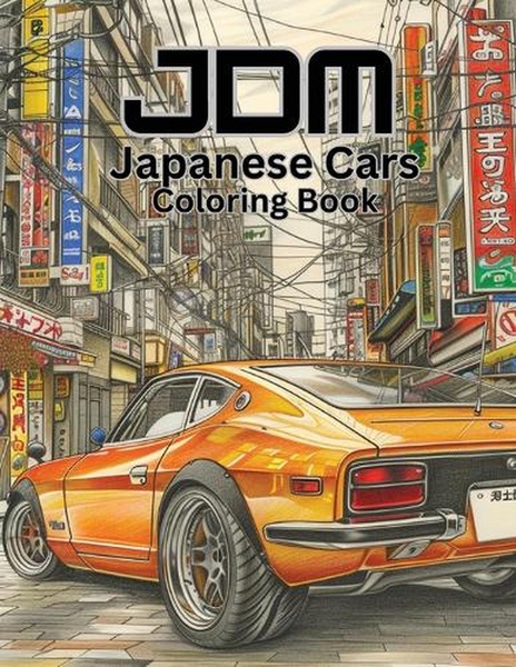 Buy JDM Cars Coloring Book - MyDeal Australia