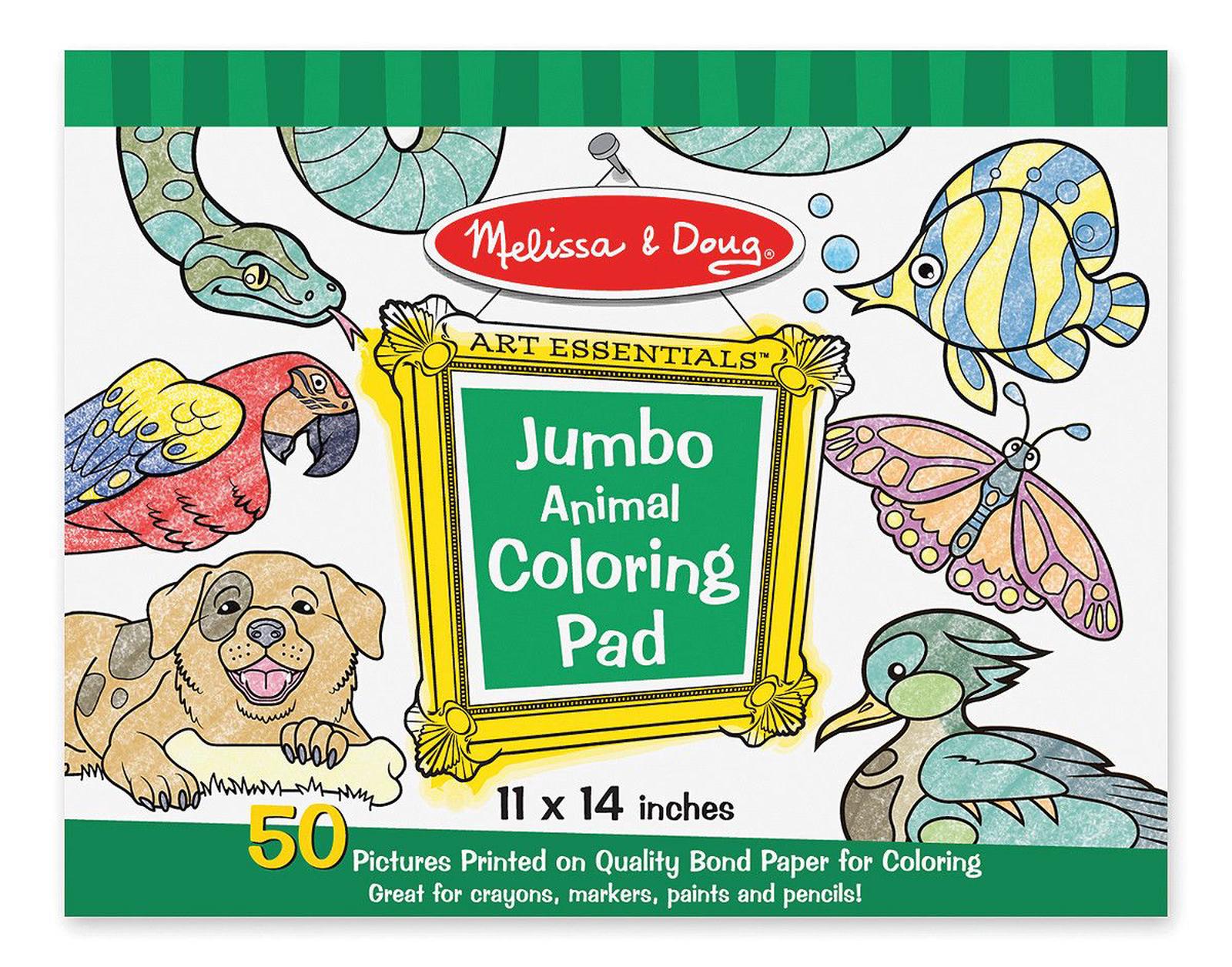 Buy Jumbo Colouring Pad - Animals - MyDeal Australia