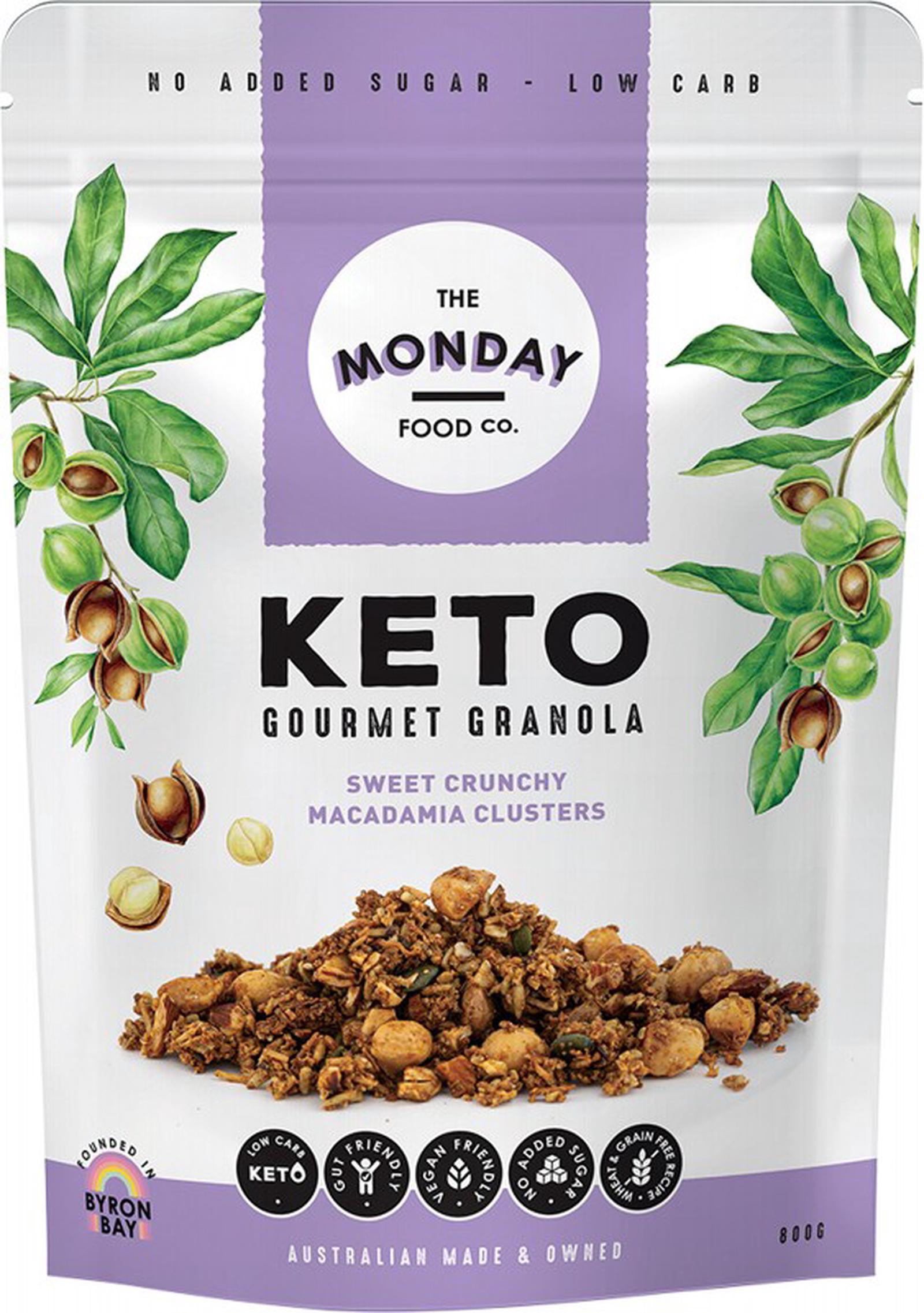 Buy Keto Gourmet Granola (Sweet Crunchy Macadamia Clusters) - 800g ...