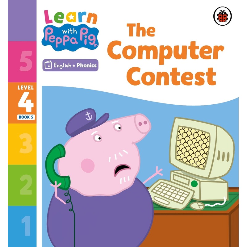 Buy Learn with Peppa Phonics Level 4 Book 5 – The Computer Contest ...