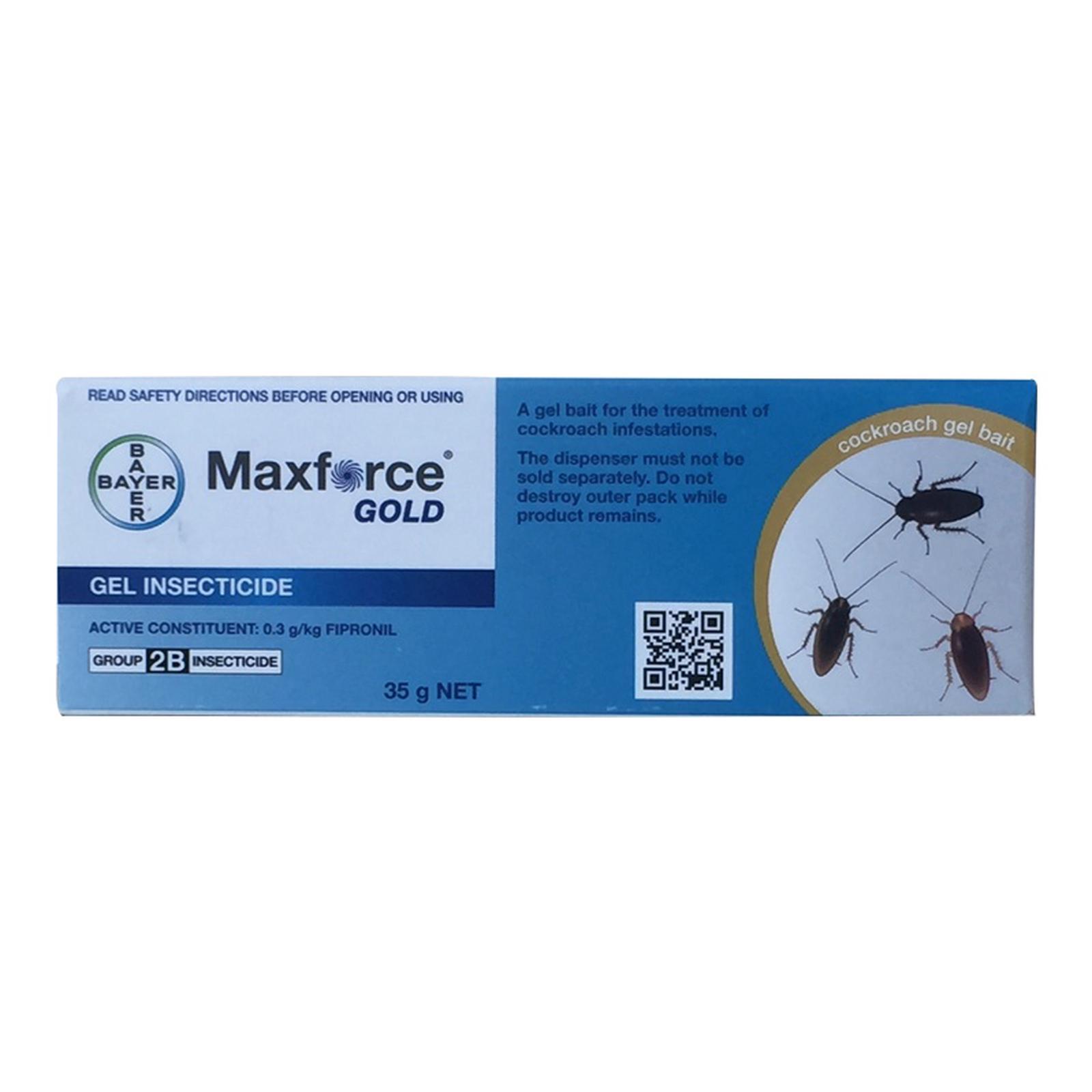 Buy Maxforce Gold Gel Cockroach Insecticide - 35g - MyDeal Australia