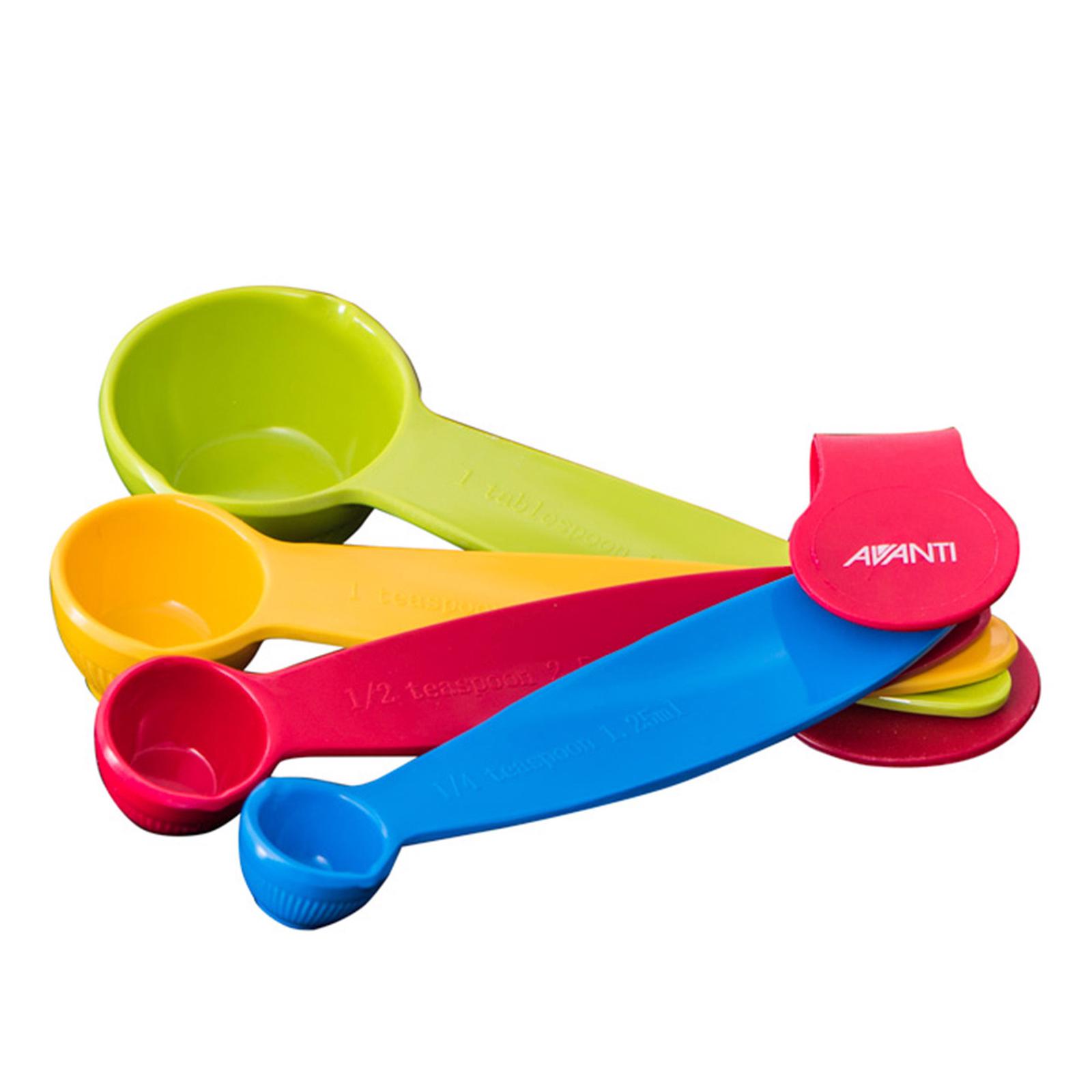 Buy Melamine Ribbed Measuring Spoon Australian Standards, 4 Piece Set ...