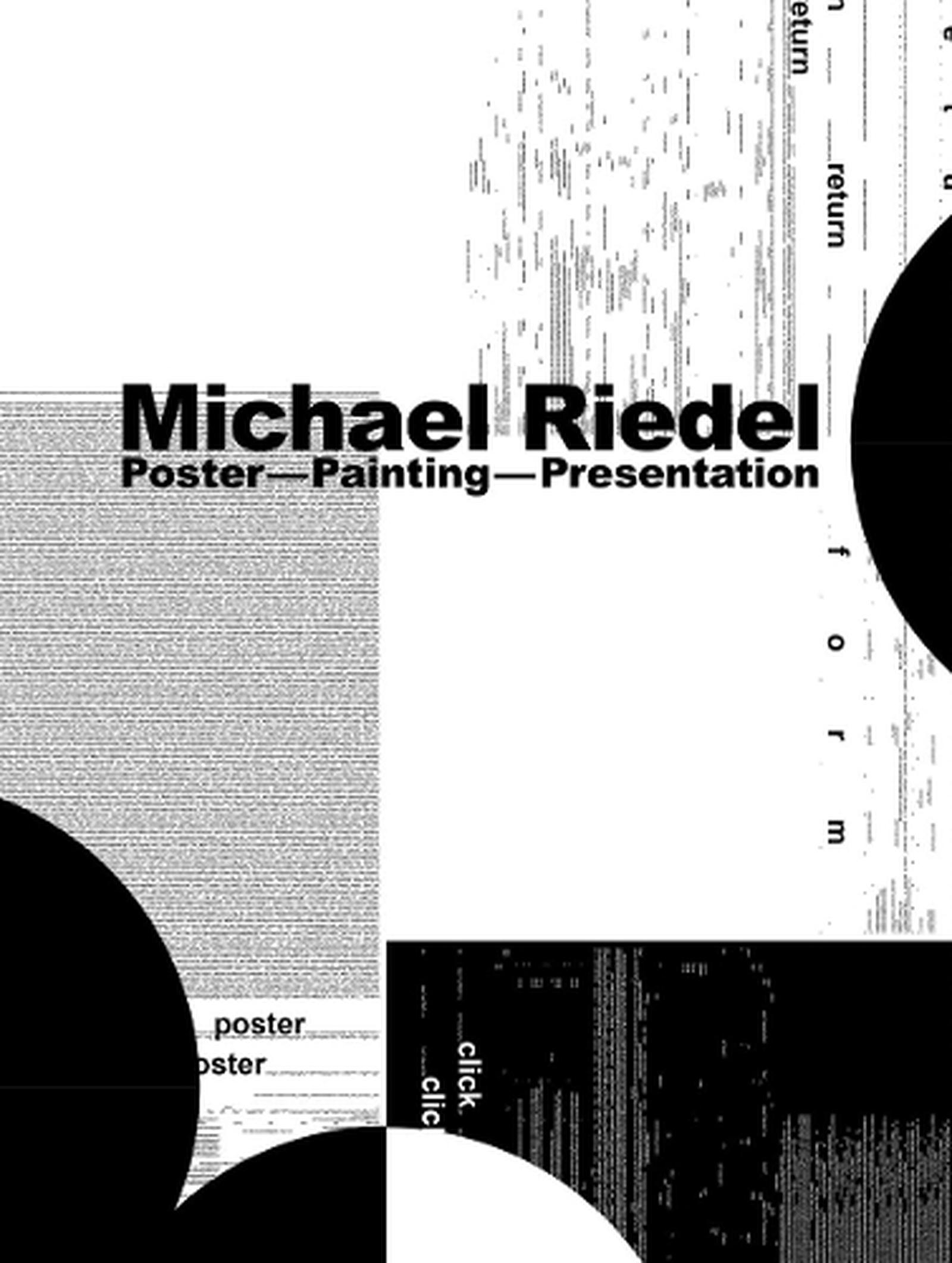 Buy Michael Riedel: Poster—Painting—Presentation - MyDeal Australia