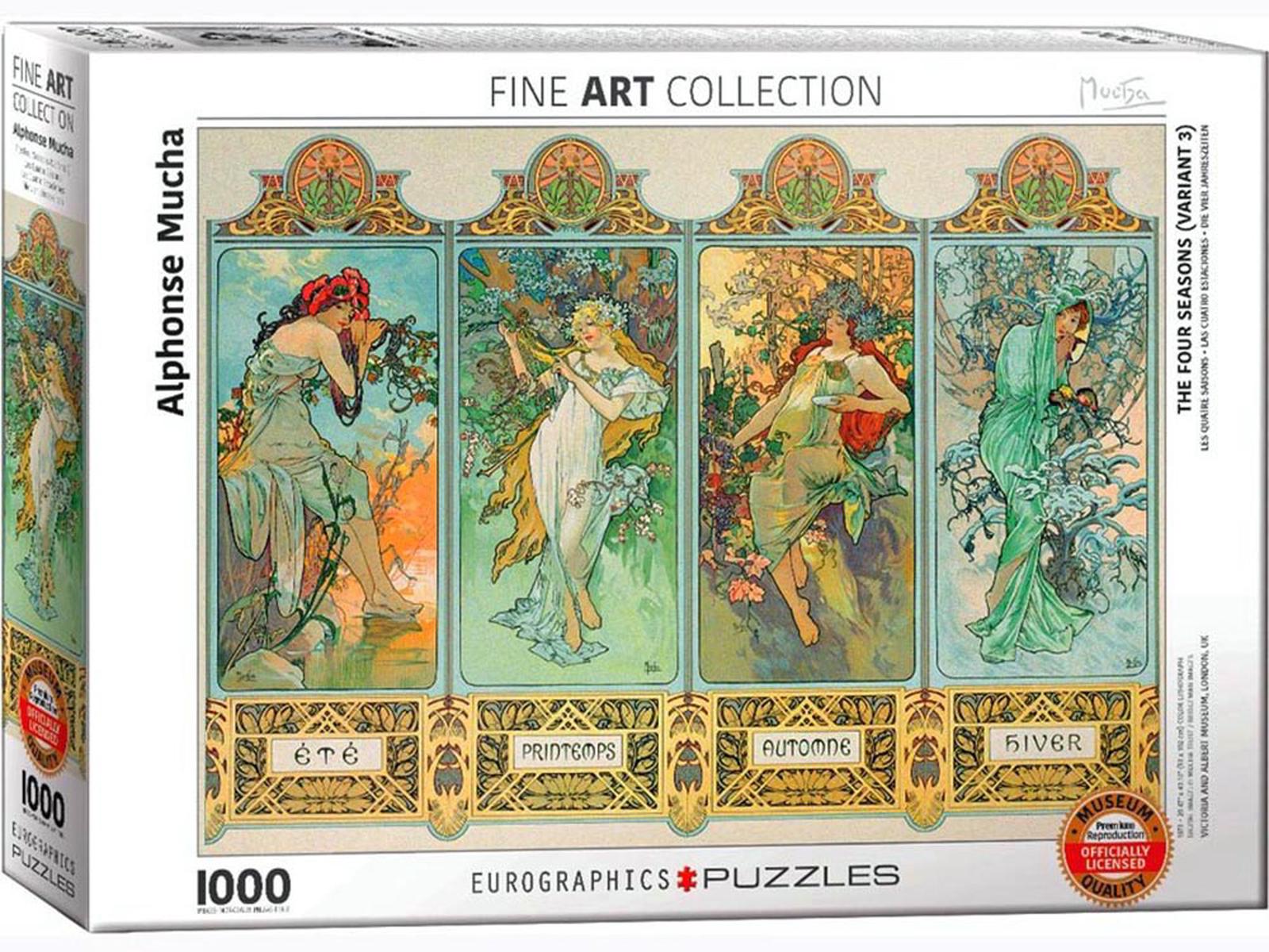 Buy Mucha, The Four Seasons Jigsaw Puzzle, 1000 Piece - MyDeal Australia