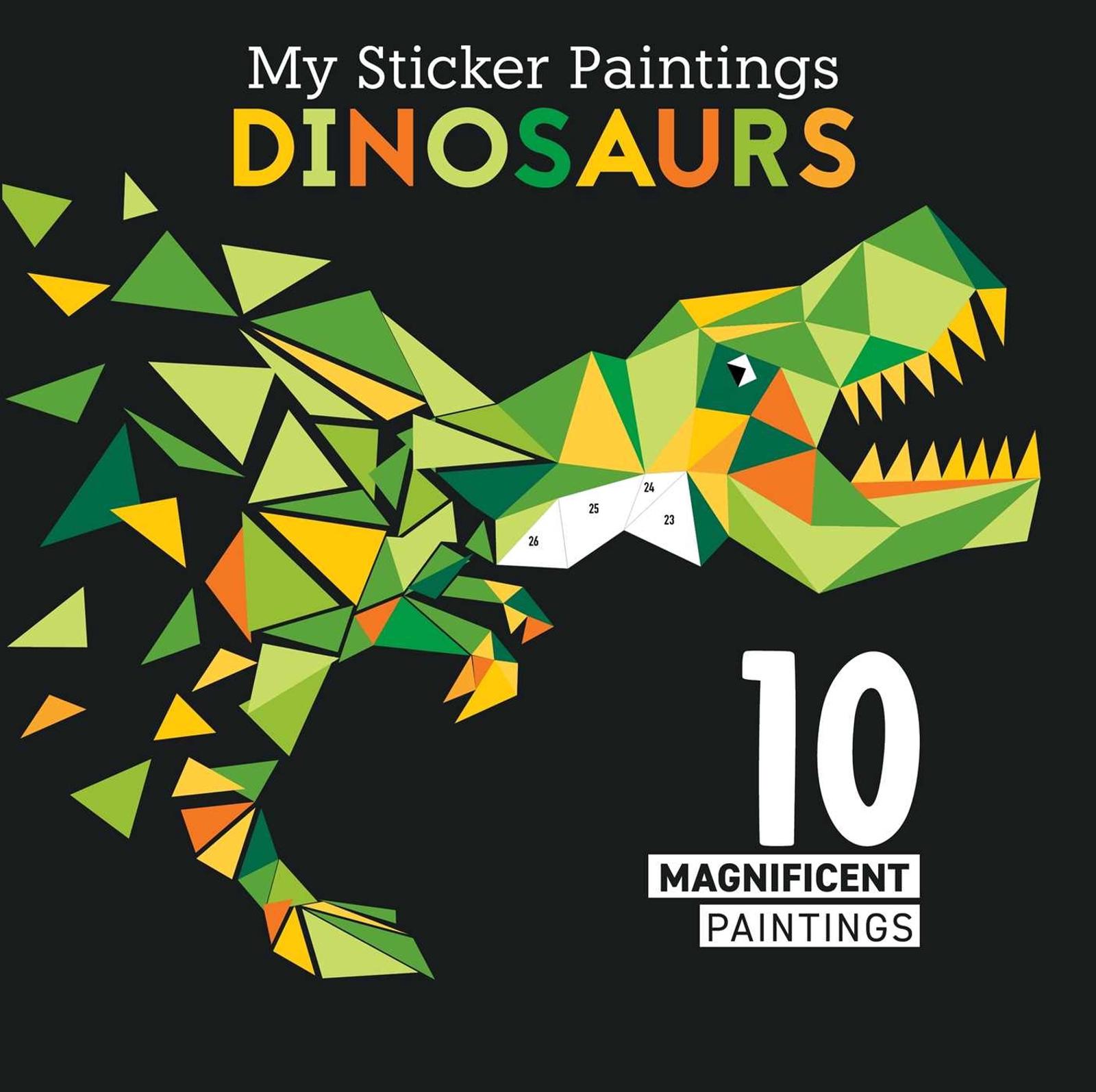 Buy My Sticker Paintings: Dinosaurs - MyDeal Australia