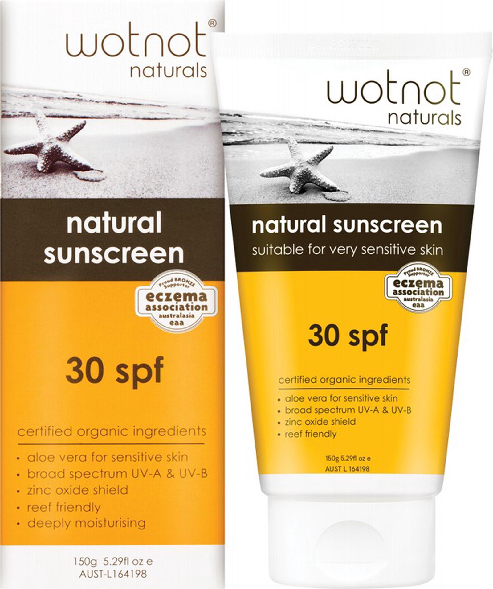 Buy Natural Sunscreen 30 Spf Suitable For Very Sensitive Skin - 150g ...