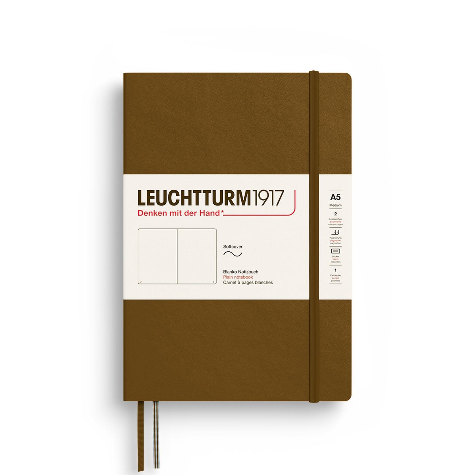 Buy Notebook Softcover Composition, Plain, 123 Pages (Spice Brown) - A5 ...