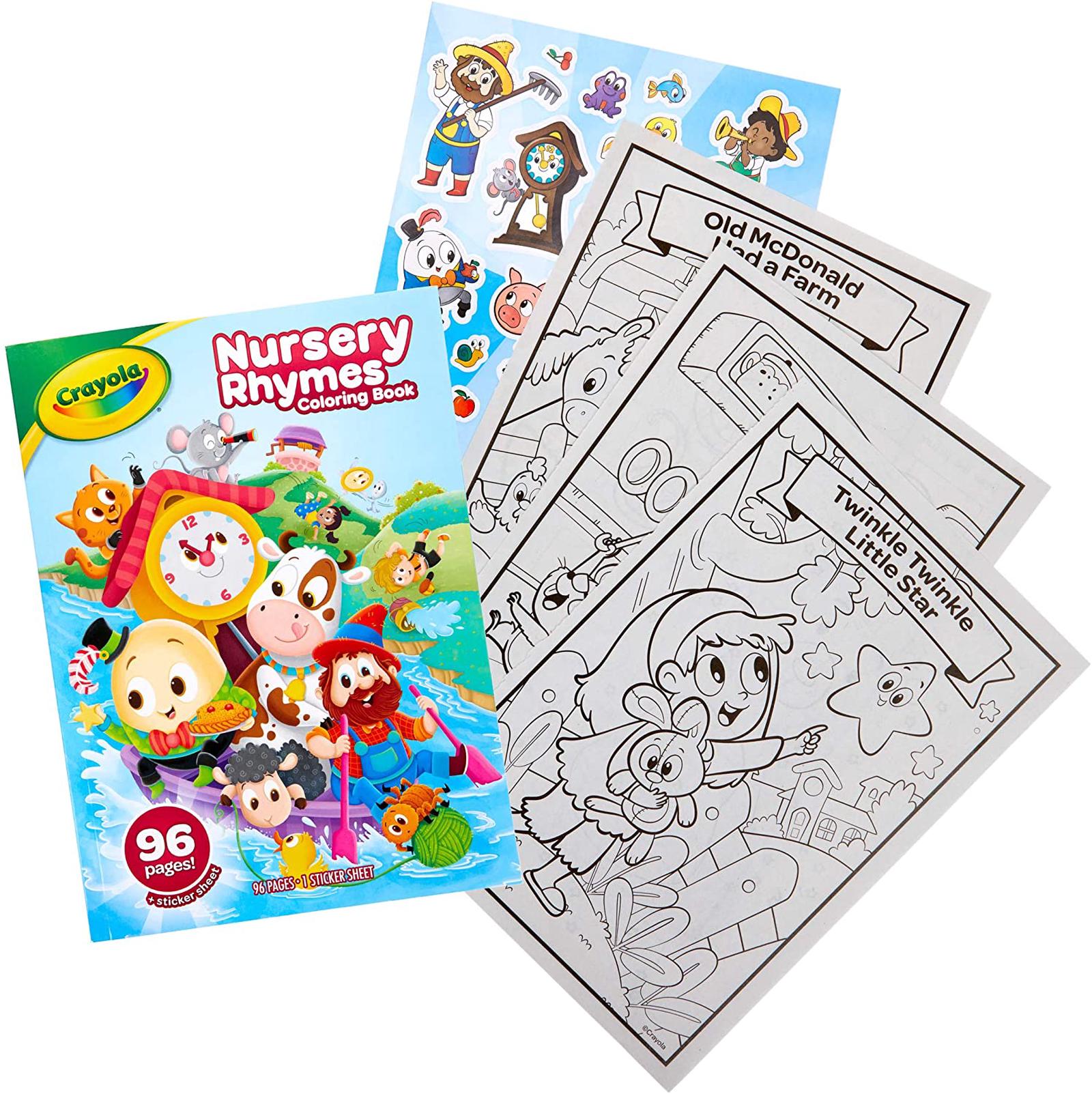 Buy Nursery Rhymes Coloring Book, 96 Pages - MyDeal Australia