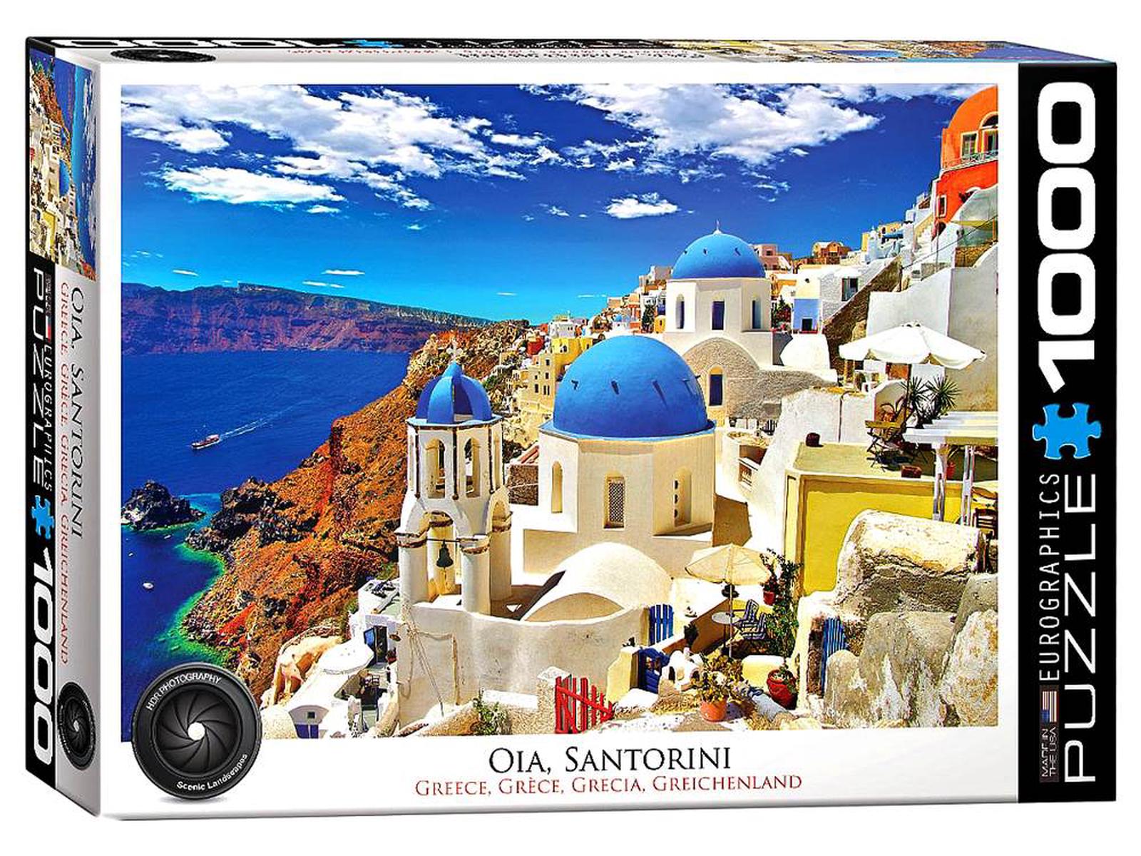 Buy Oia Santorini Greece Jigsaw Puzzle, 1000 Piece - MyDeal Australia