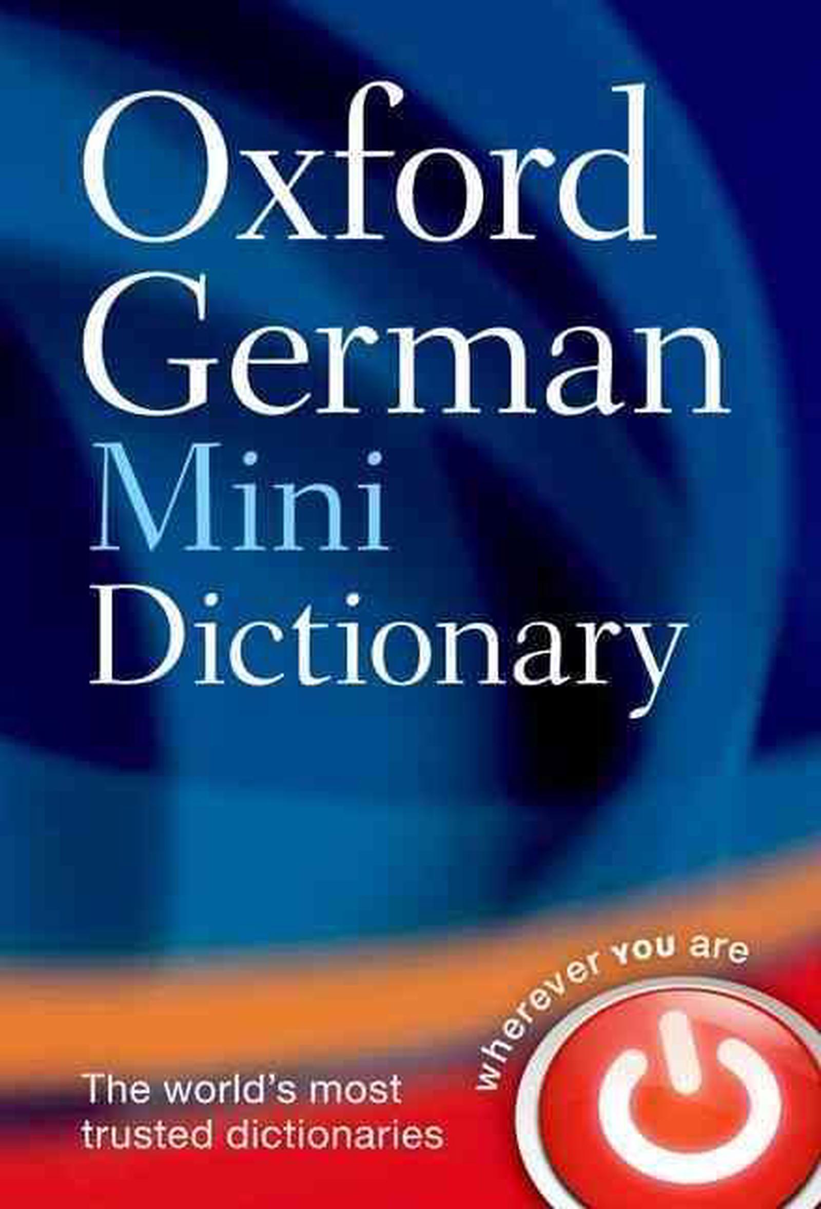 Buy Oxford German Mini Dictionary - MyDeal Australia