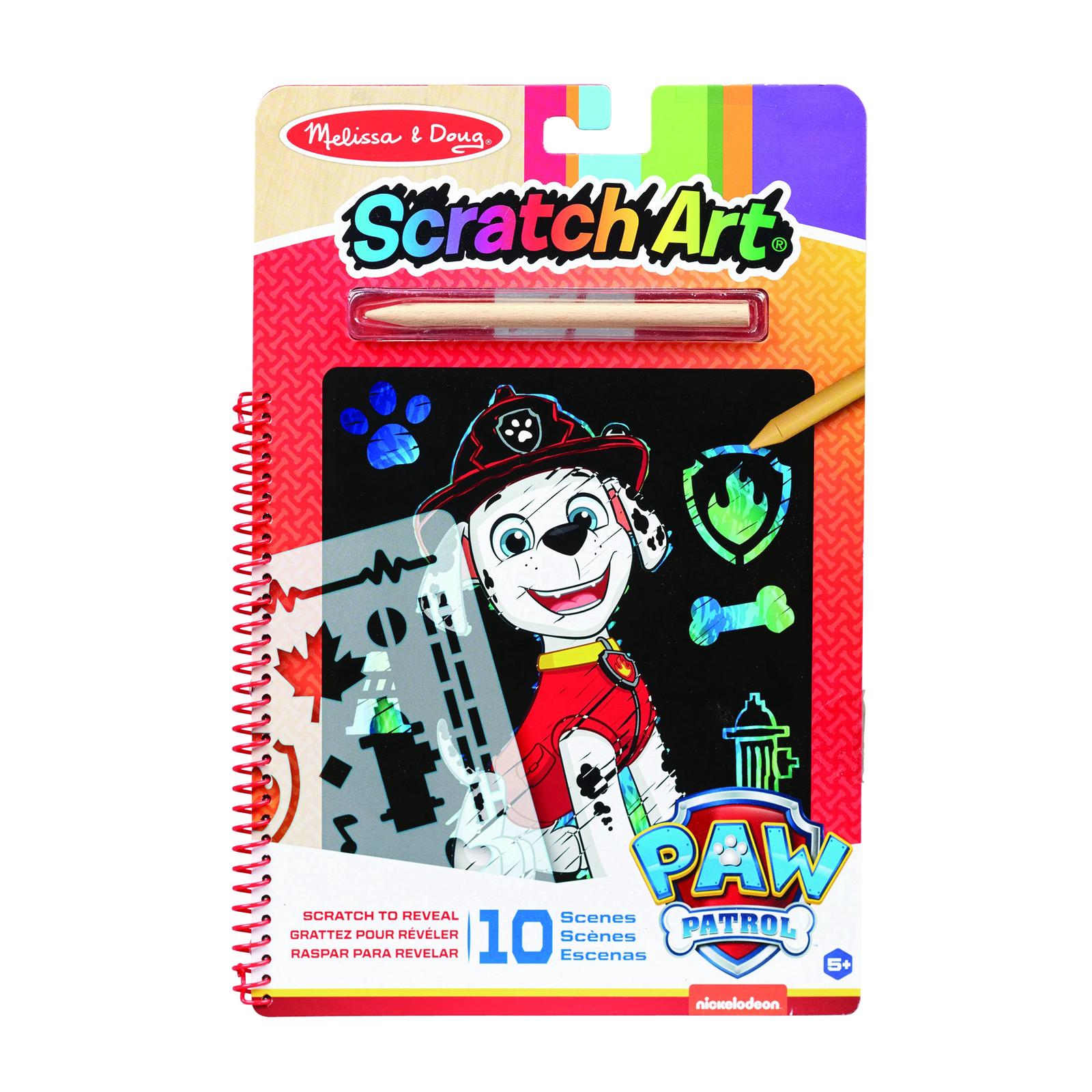 Buy Paw Patrol - Marshall Scratch Art - MyDeal Australia