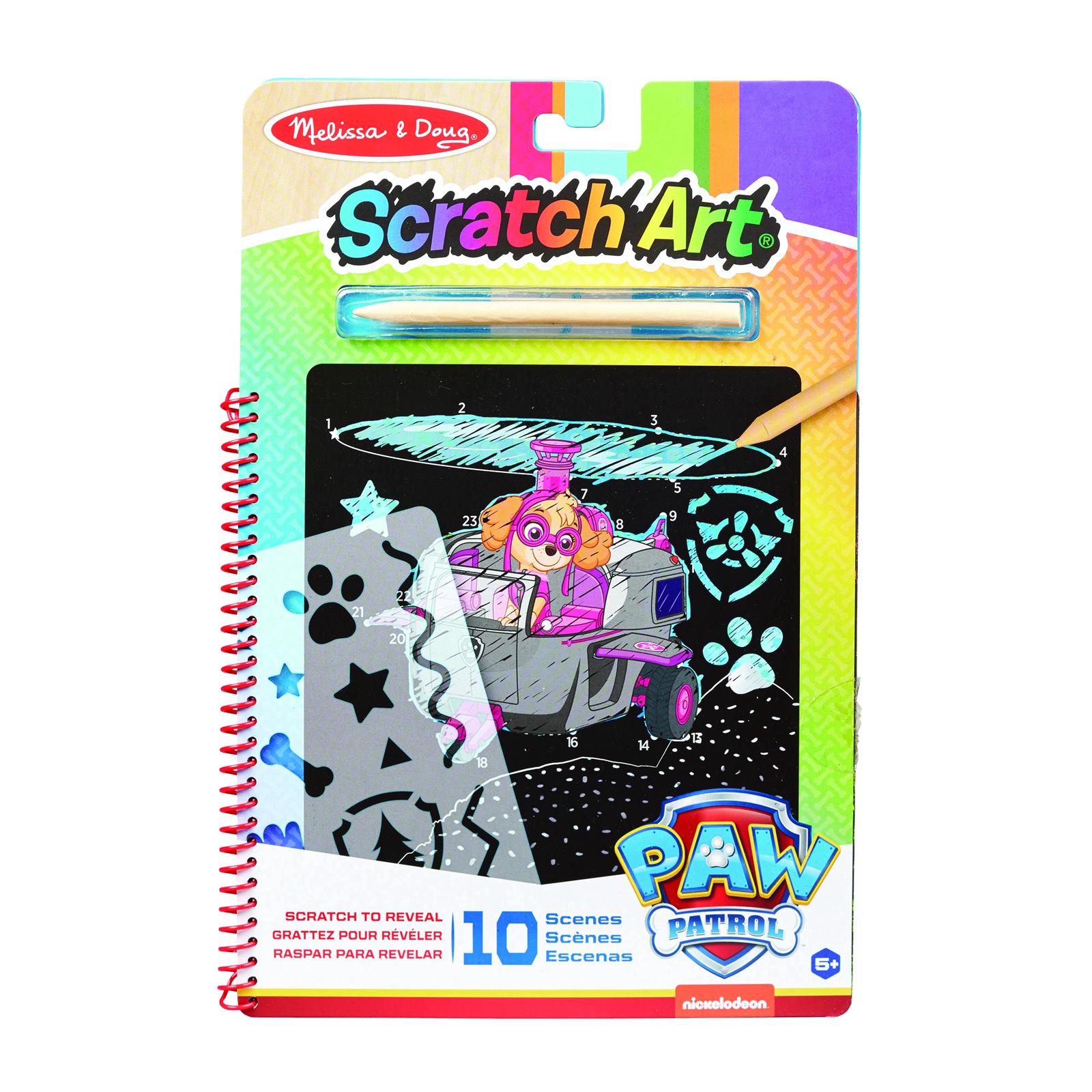 Buy Paw Patrol - Skye Scratch Art - MyDeal Australia