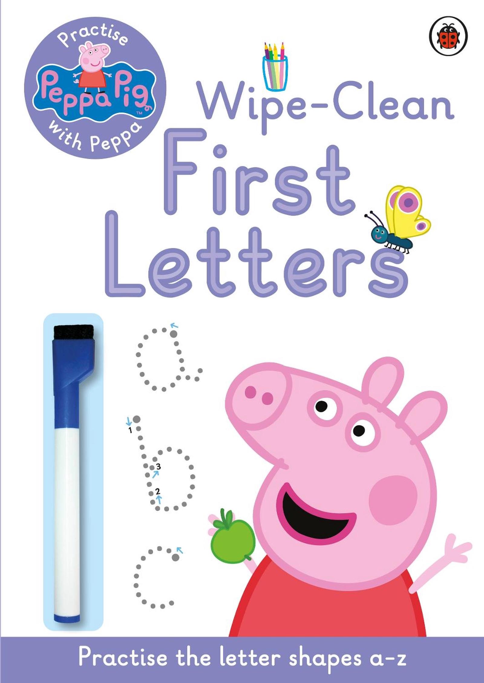 Buy Peppa Pig: Practise with Peppa: Wipe-Clean First Letters - MyDeal ...