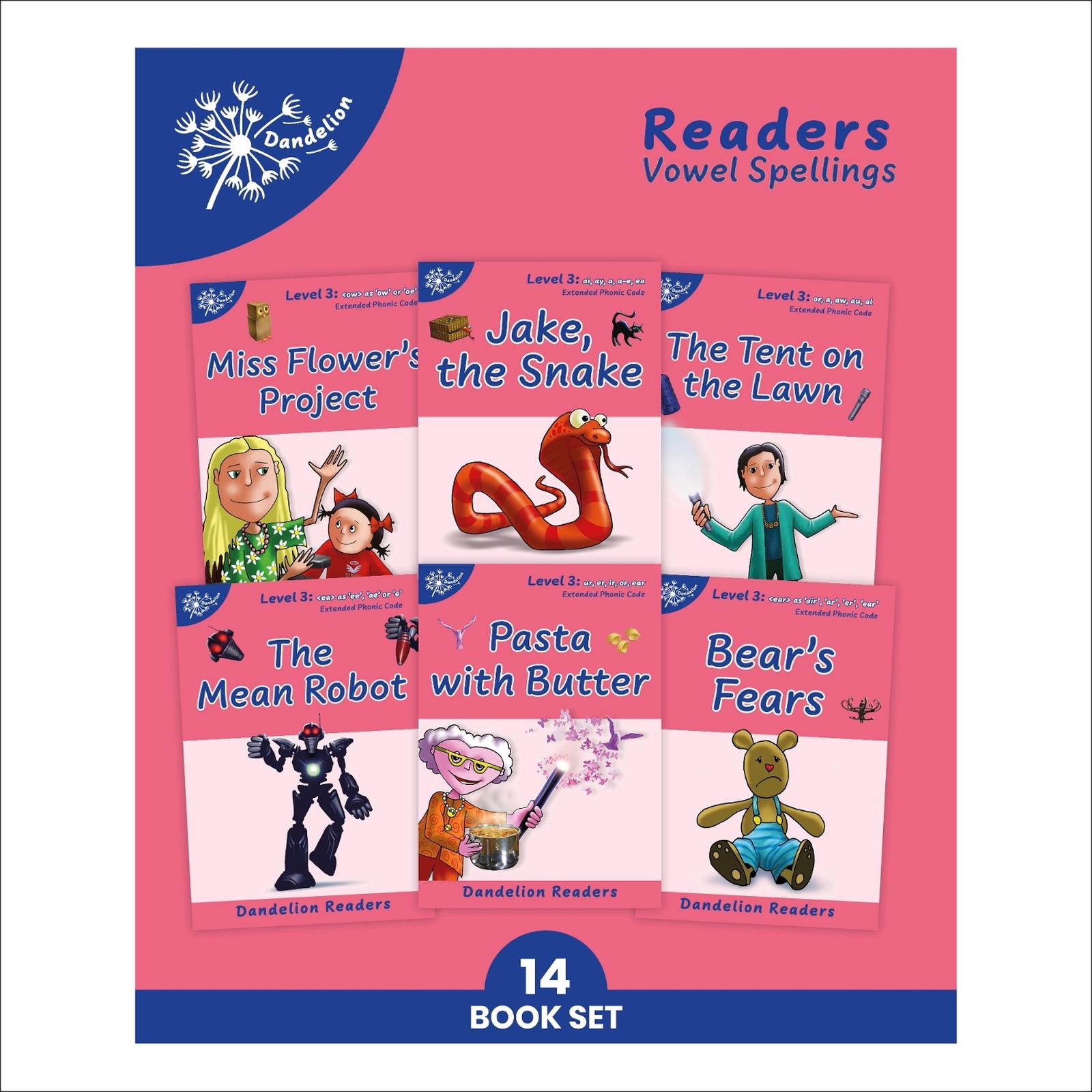 Buy Phonic Books Dandelion Readers Vowel Spellings Level 3 - MyDeal ...