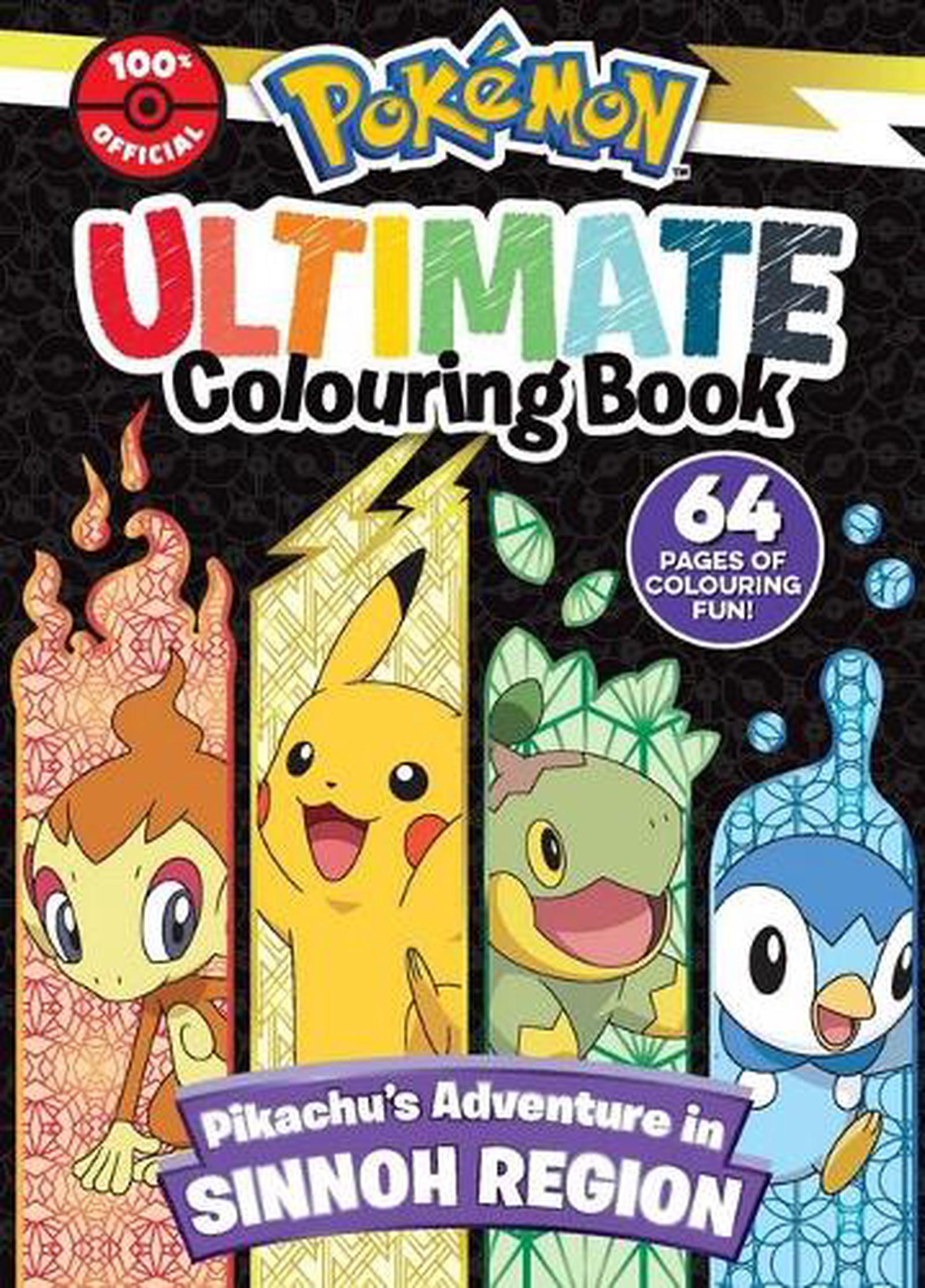 Buy Pokemon Sinnoh Region: Ultimate Colouring Book - MyDeal Australia