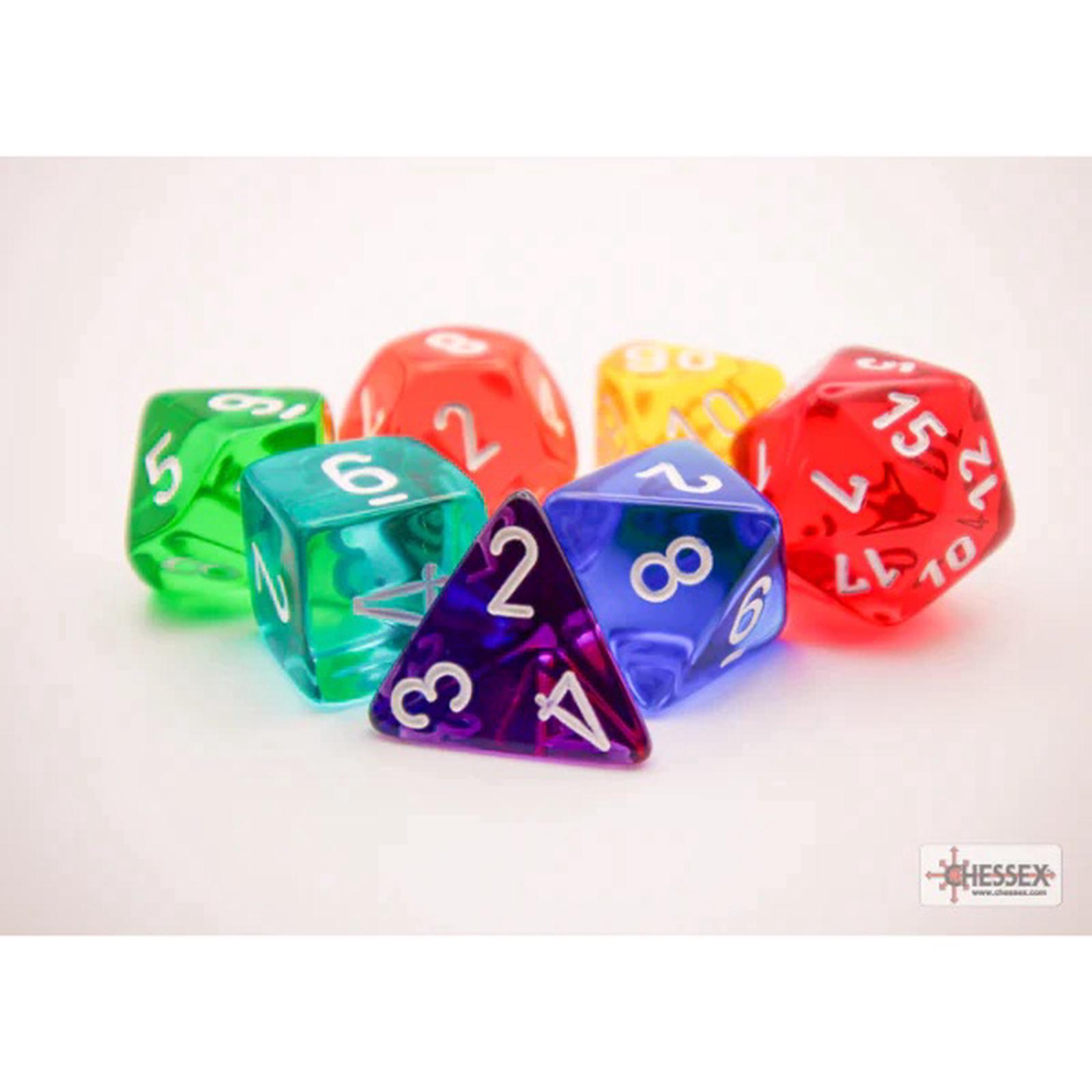 Buy Polyhedral Dice - 7D Prism Translucent GM & Beginner Player ...