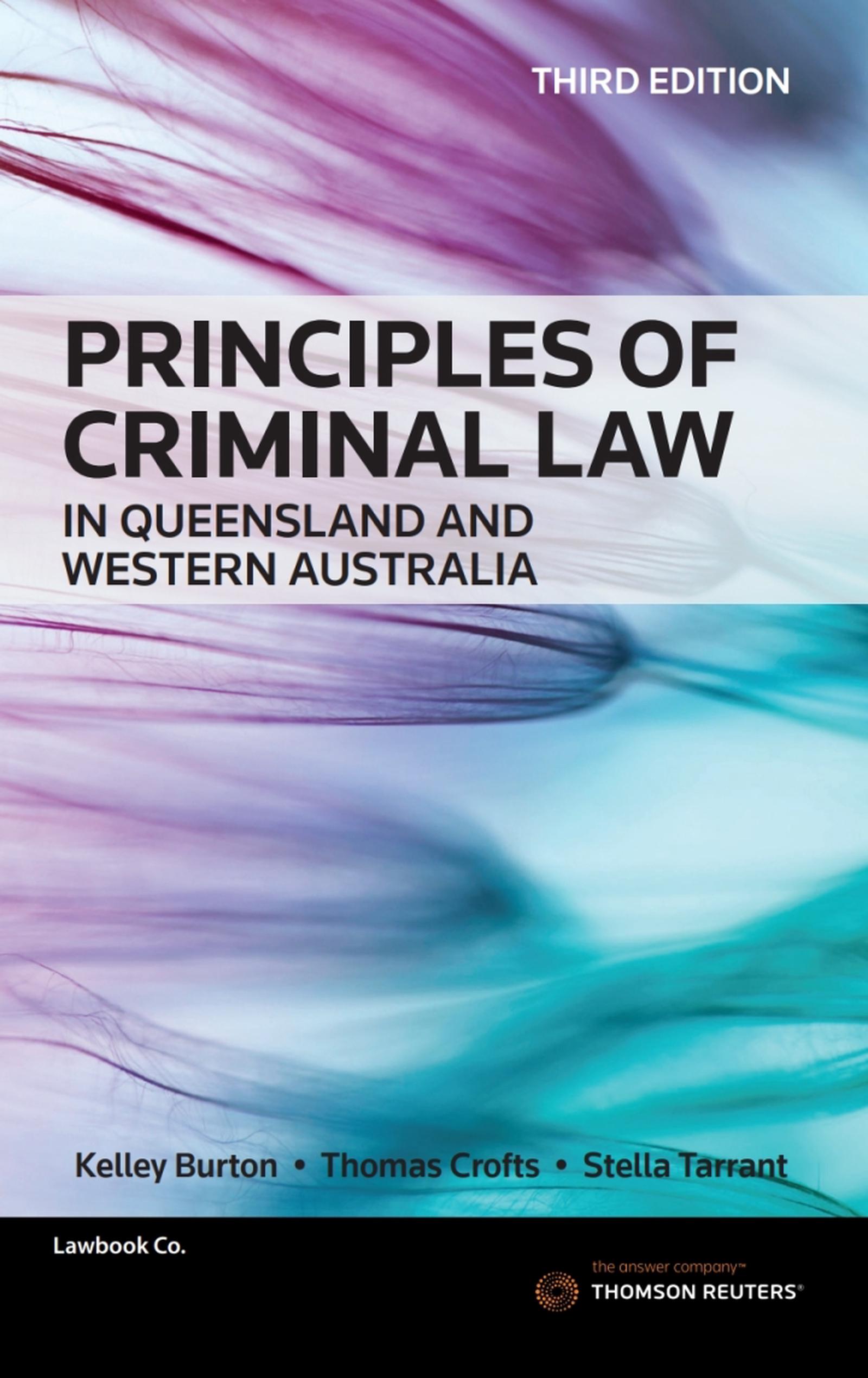 Buy Principles of Criminal Law in Queensland and Western Australia ...