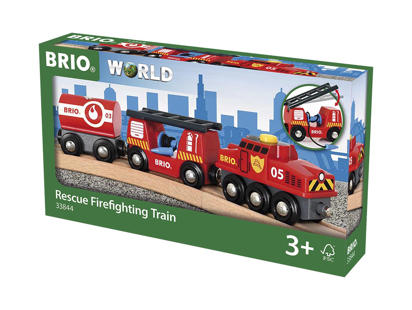 Buy Rescue Firefighting Train, 4 Pieces - MyDeal Australia