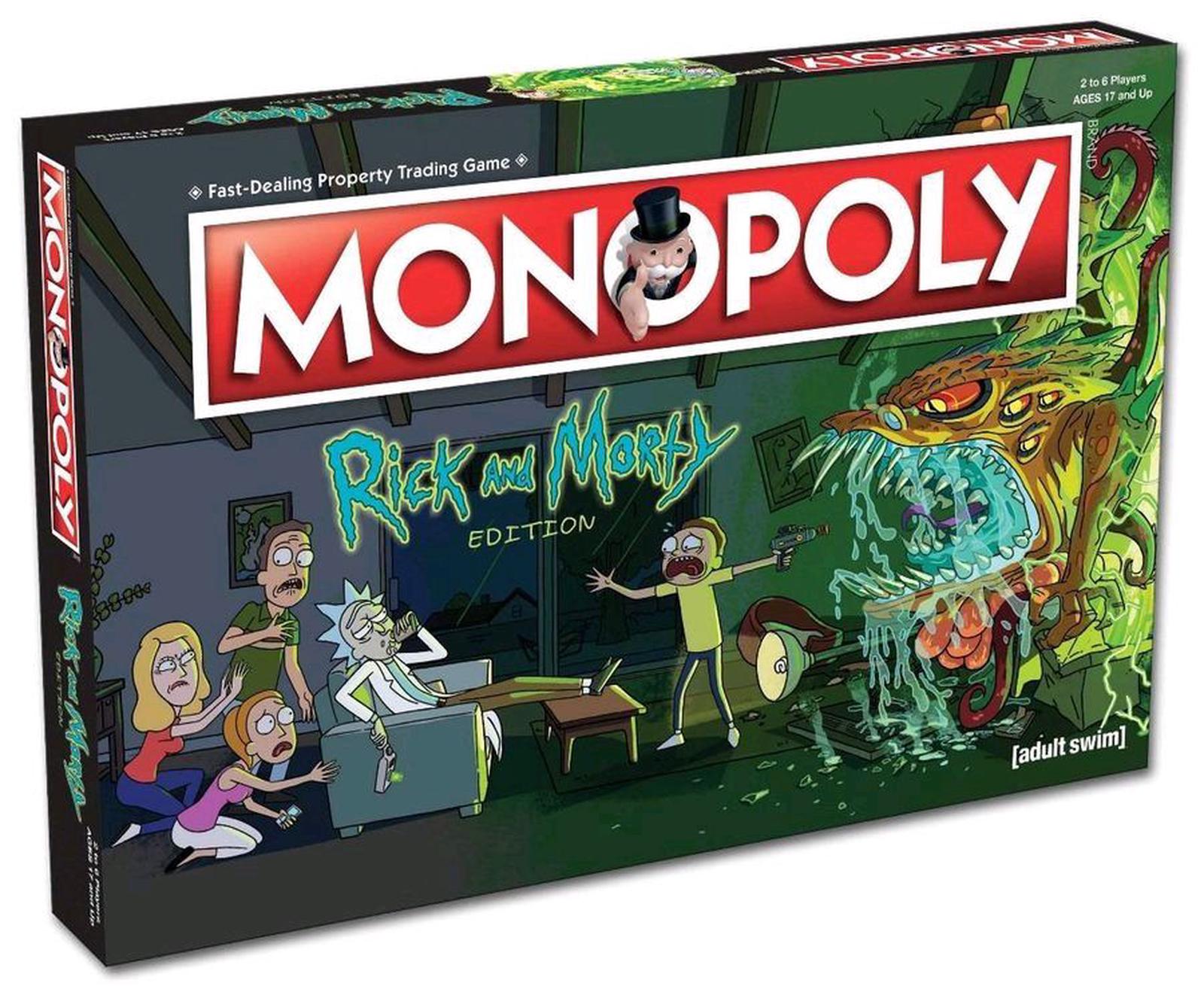 Buy Monopoly - Rick & Morty Edition - MyDeal Australia