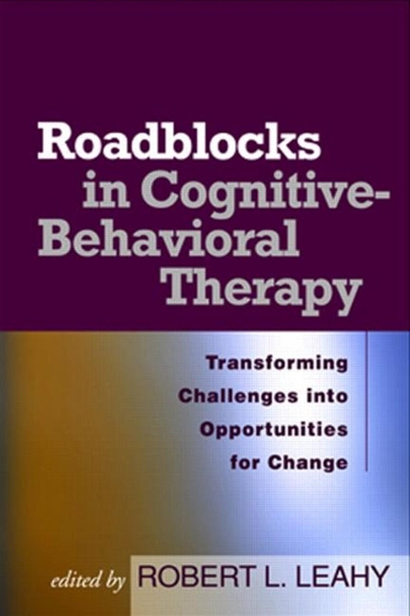 Buy Roadblocks in Cognitive-Behavioral Therapy - MyDeal Australia