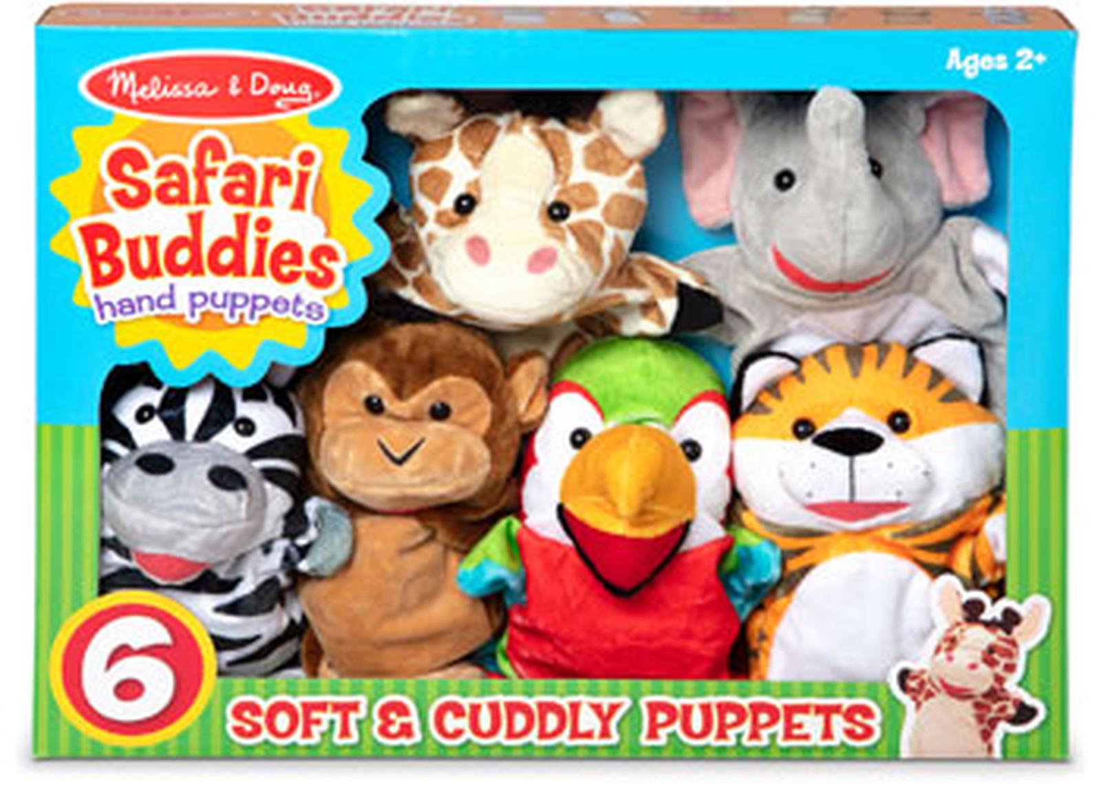 Buy Safari Puppet Set, 6 Piece - MyDeal Australia