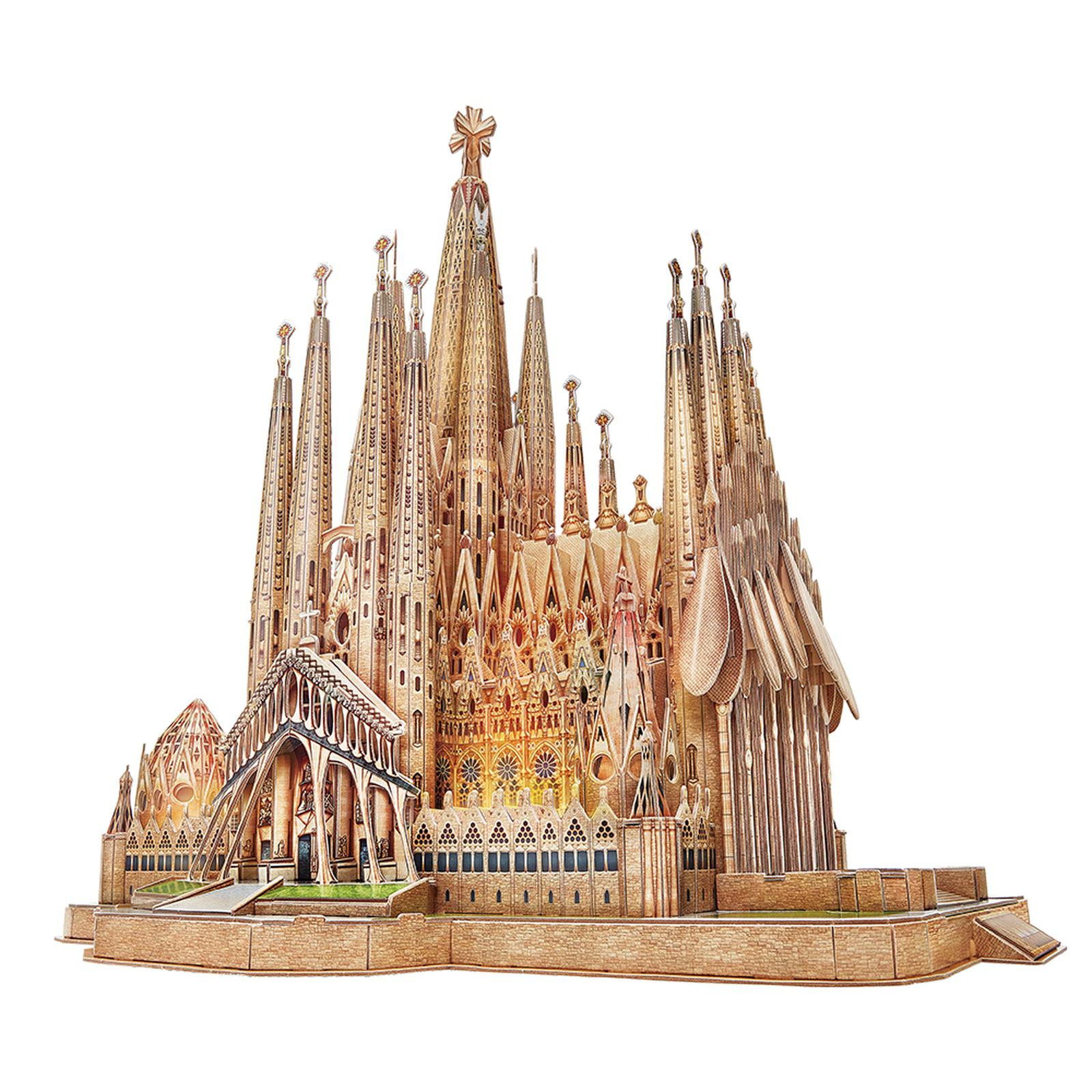 Buy Sagrada Familia Large 3D Puzzle with LED Lights - MyDeal Australia