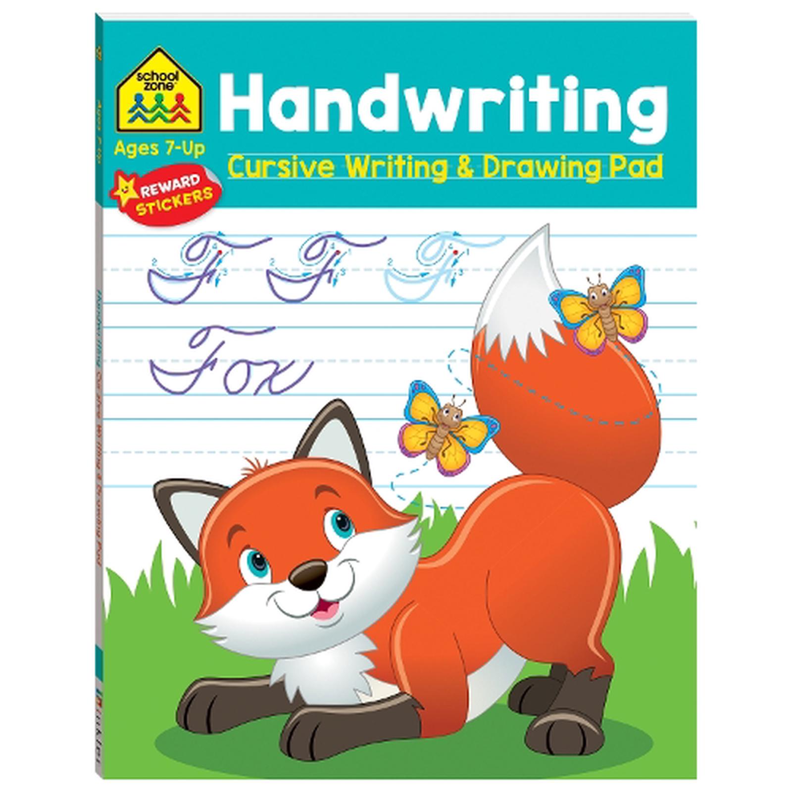 Buy School Zone: Handwriting Cursive Writing and Drawing Pad - MyDeal ...