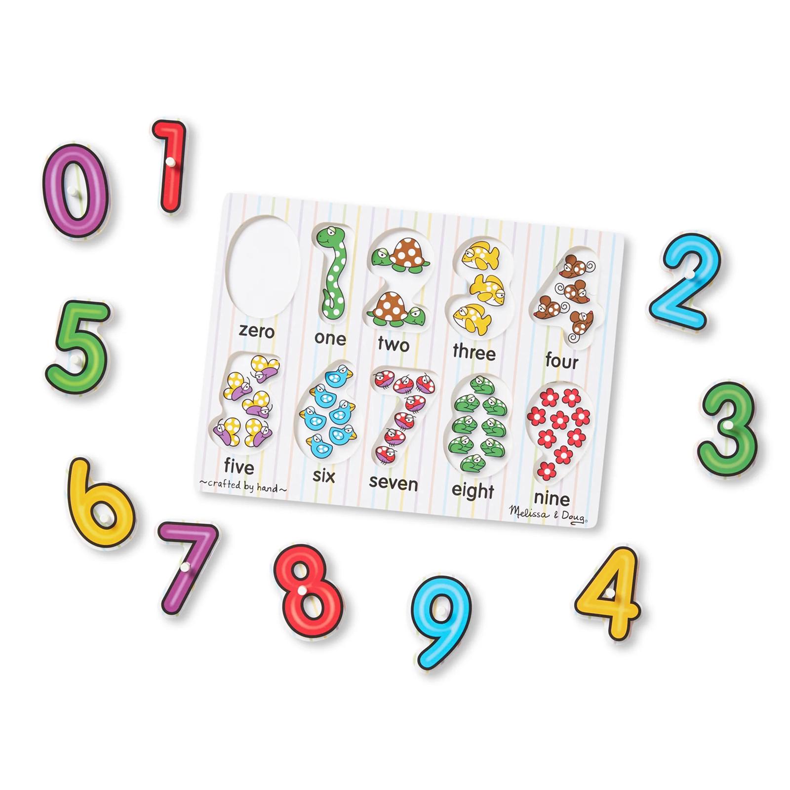 Buy See-Inside Numbers Peg Puzzle - MyDeal Australia