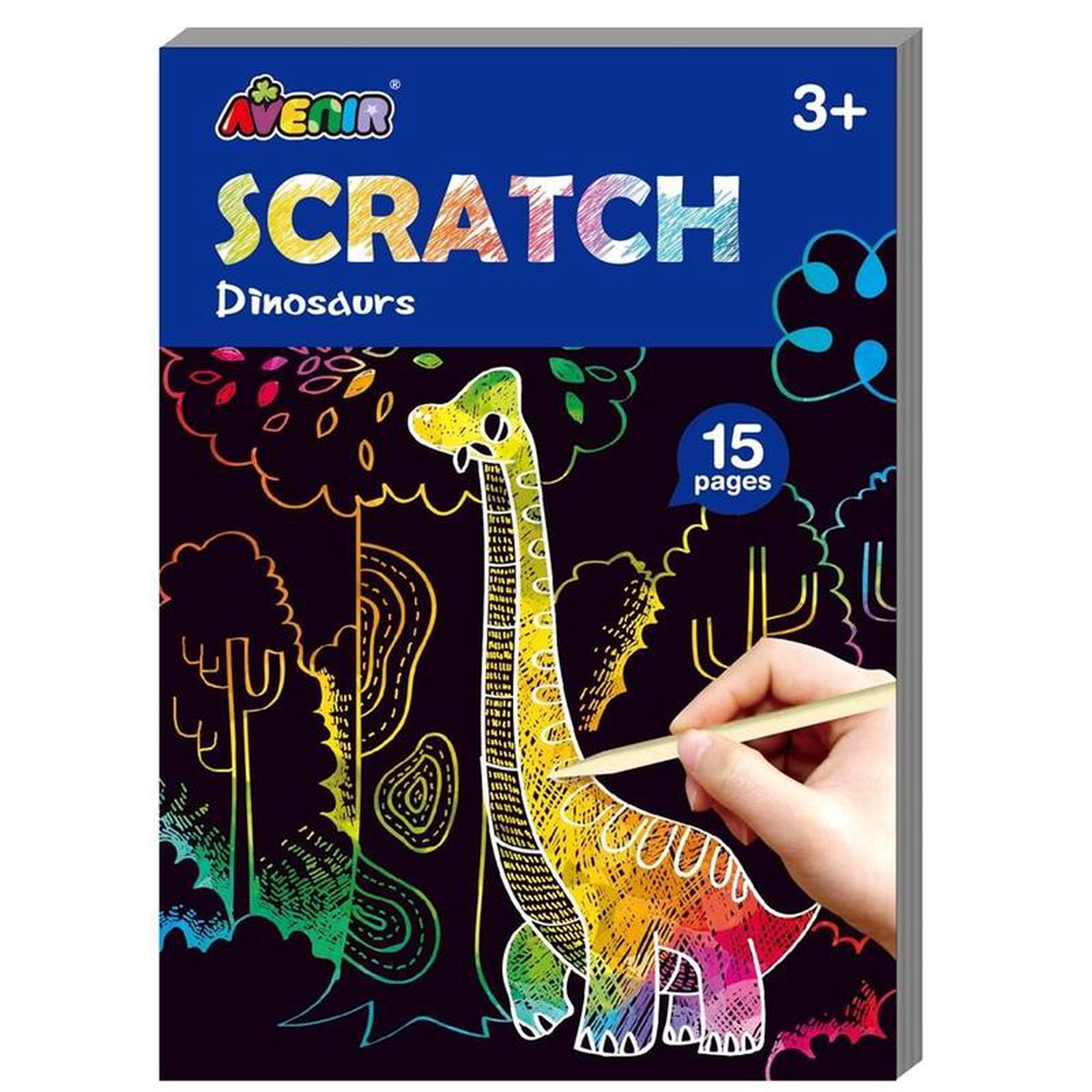 Buy Small Scratch Book - Dinosaurs - MyDeal Australia