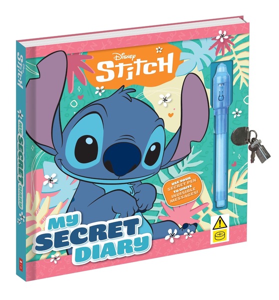Buy Stitch: My Secret Lockable Diary with Spy Pen (Disney) - MyDeal ...