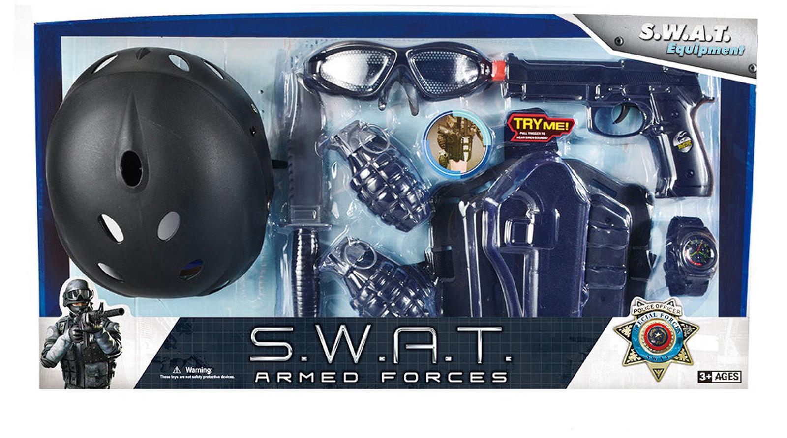 Buy Swat Team Deluxe Weapon Dress Up Set - MyDeal Australia