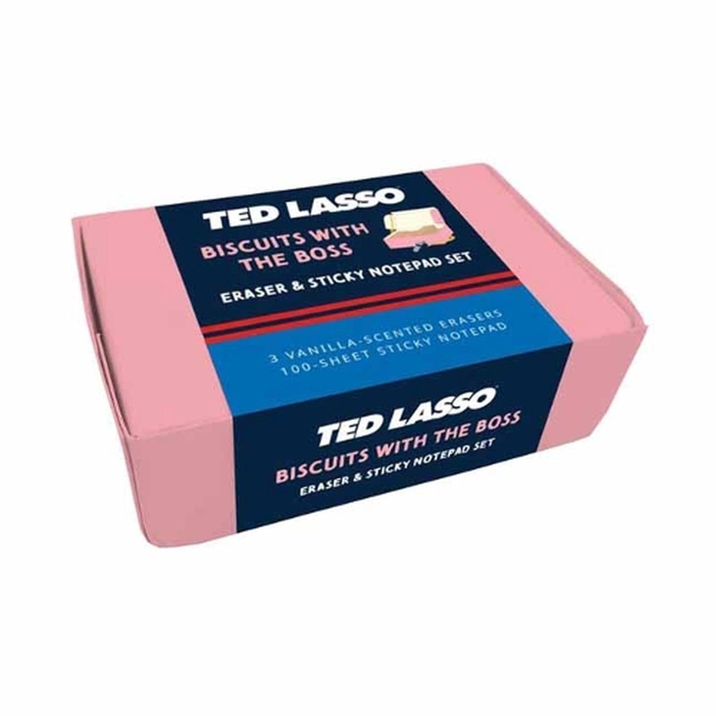 Buy Ted Lasso: Biscuits with the Boss Scented Eraser & Sticky Notepad ...