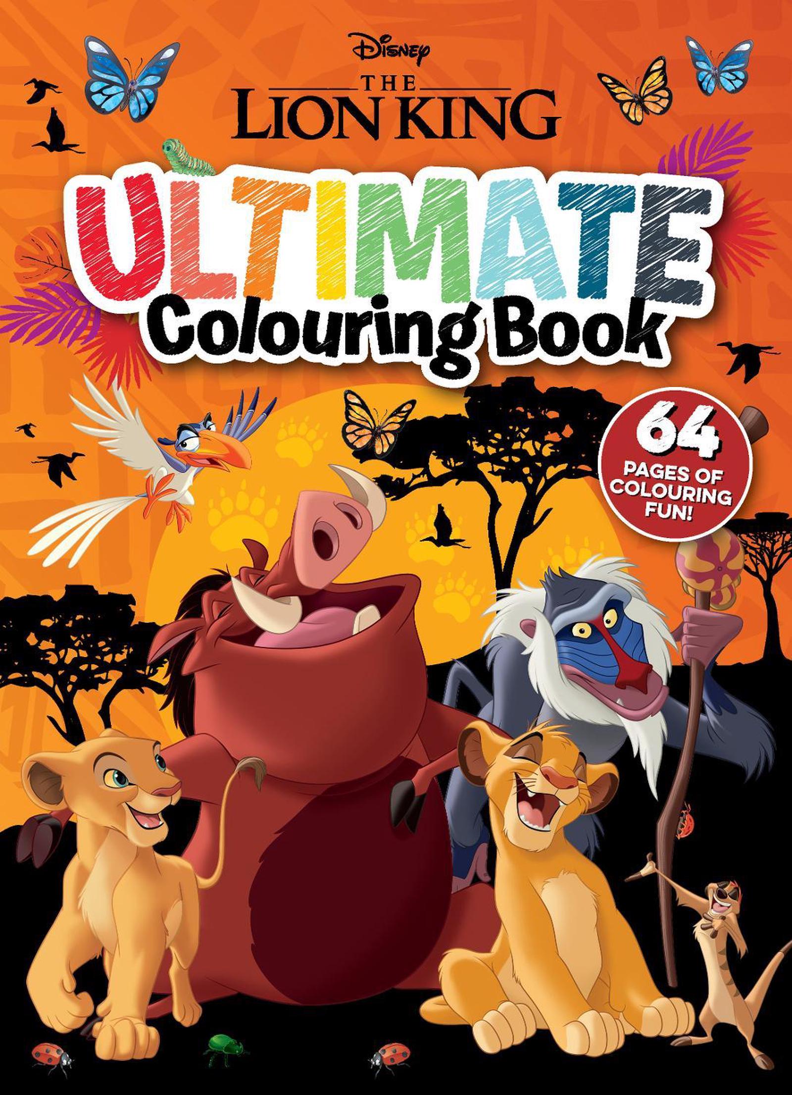 Buy The Lion King: Ultimate Colouring Book (Disney) - MyDeal Australia