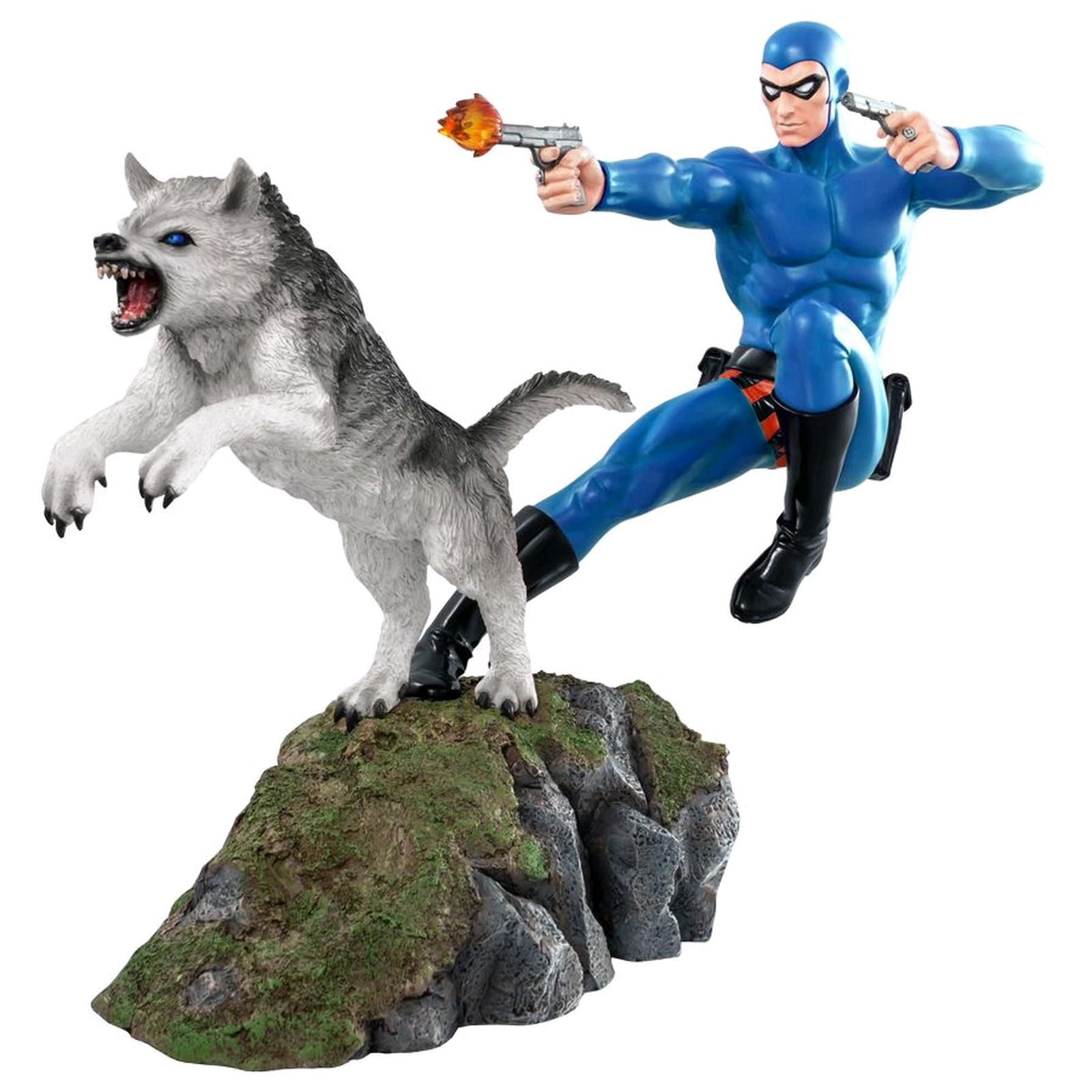 Buy The Phantom - Phantom and Devil Blue Suit Statue - MyDeal Australia