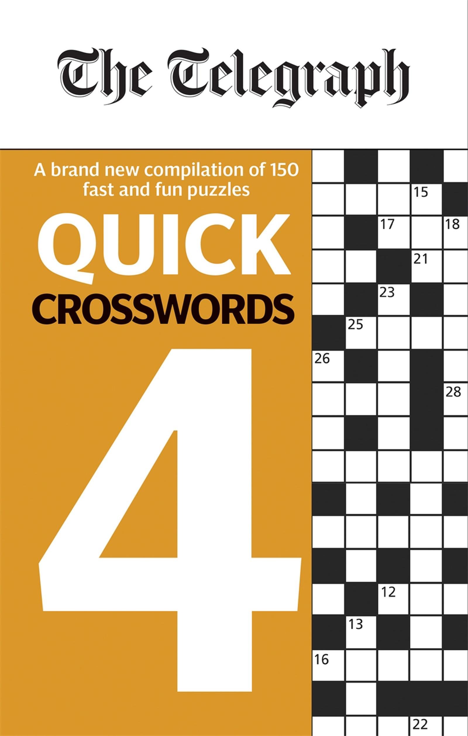 Buy The Telegraph Quick Crosswords 4 - MyDeal Australia
