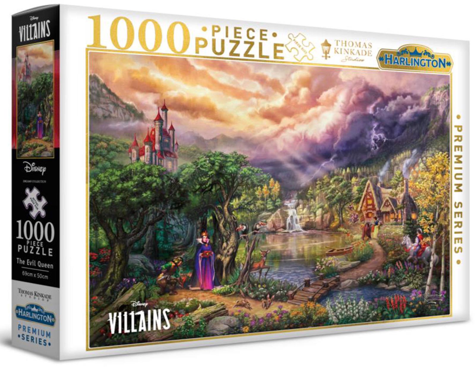 Buy Thomas Kinkade - Disney - The Evil Queen Puzzle, 1000 Piece ...