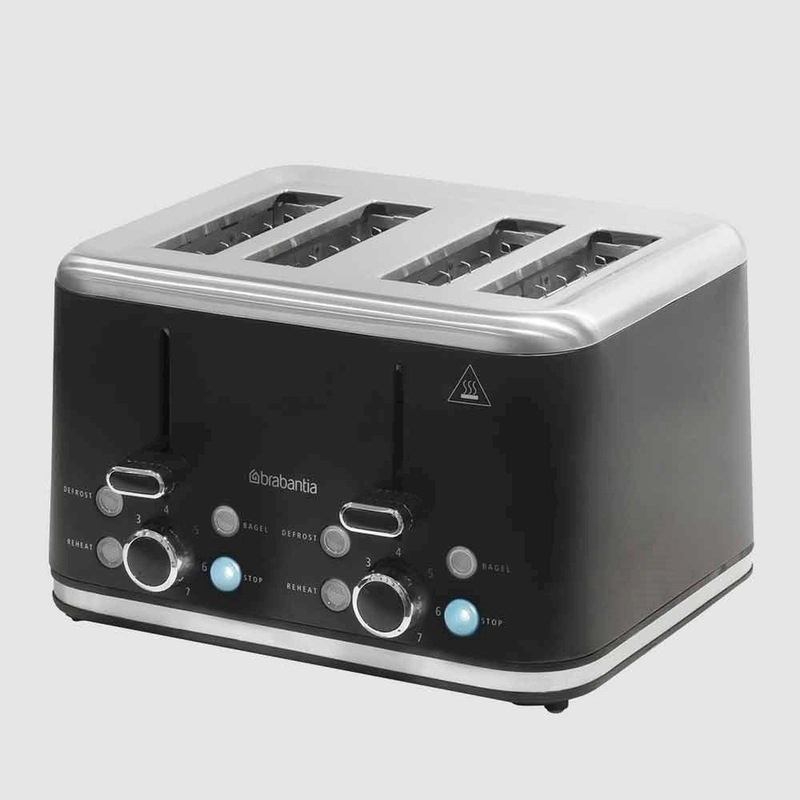 Buy Toaster, 4 Slice (Matt Black) - MyDeal