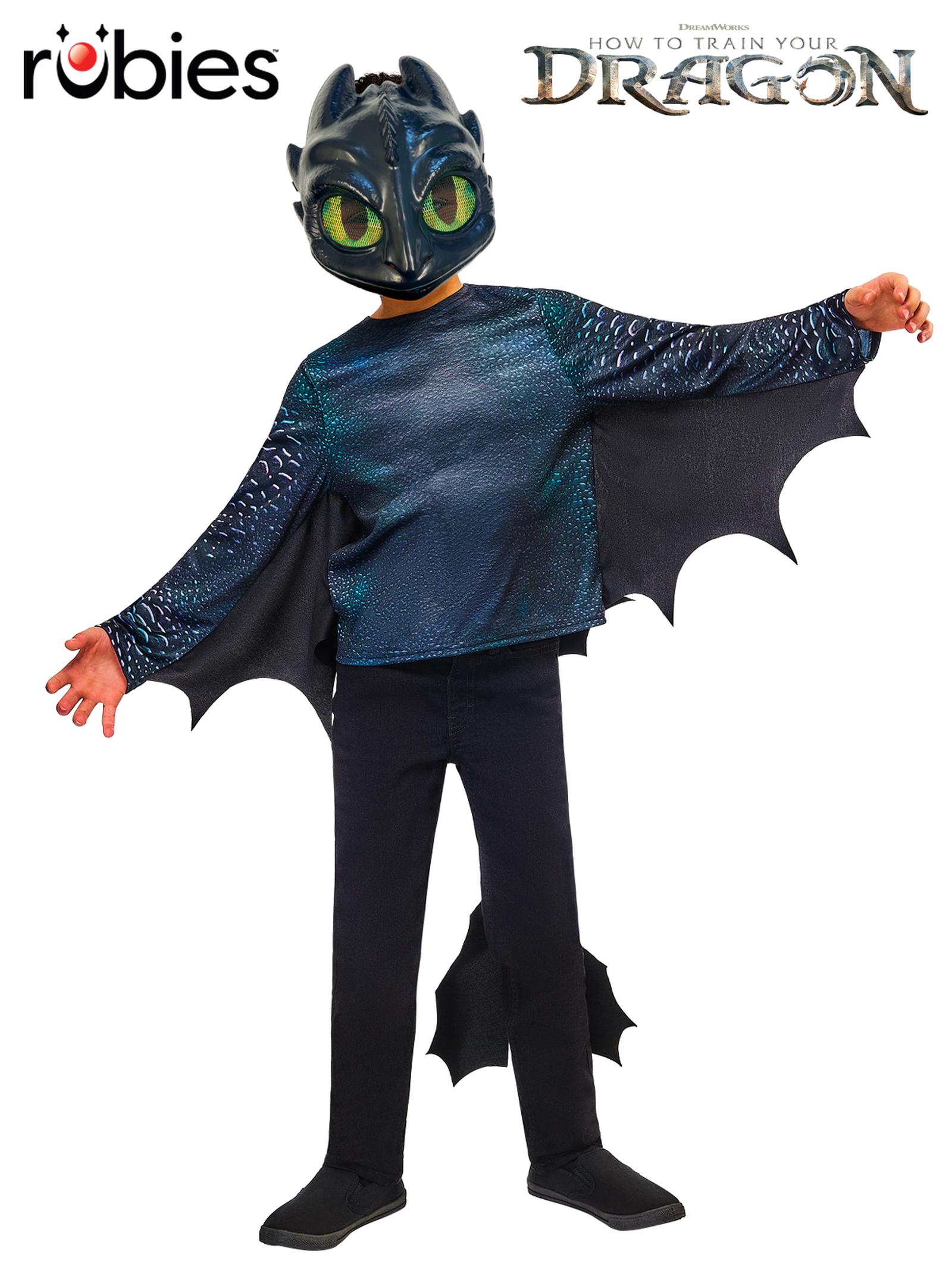 Buy Toothless Night Fury Costume, Child - 3-5 Years - MyDeal Australia