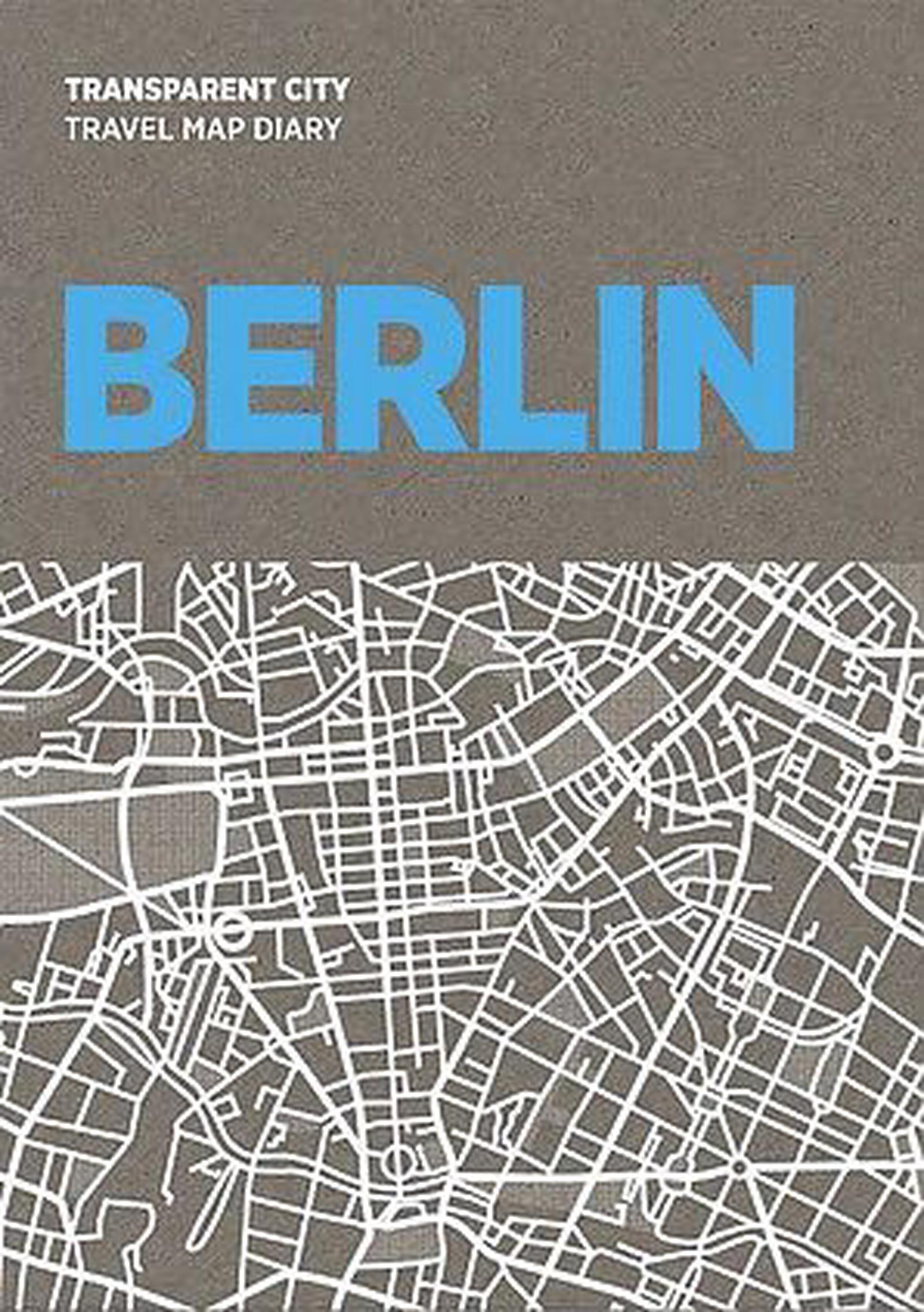 Buy Transparent City Travel Map Diary - Berlin - MyDeal Australia