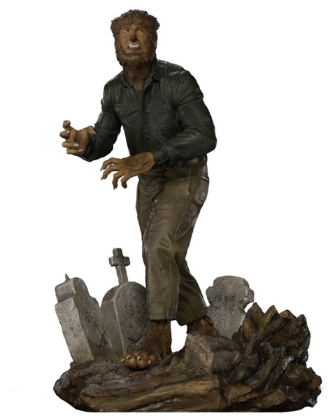 Buy Universal Monsters - Wolf Man Deluxe Statue, 1:10 Scale - MyDeal ...