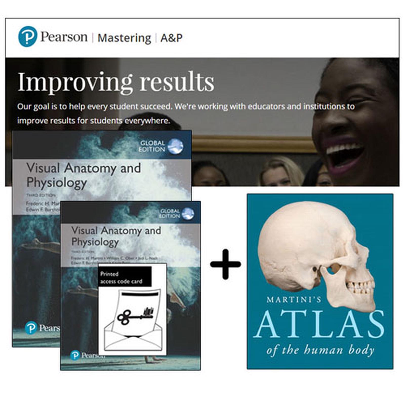 Buy Visual Anatomy & Physiology, Global Edition + Atlas of the Human ...